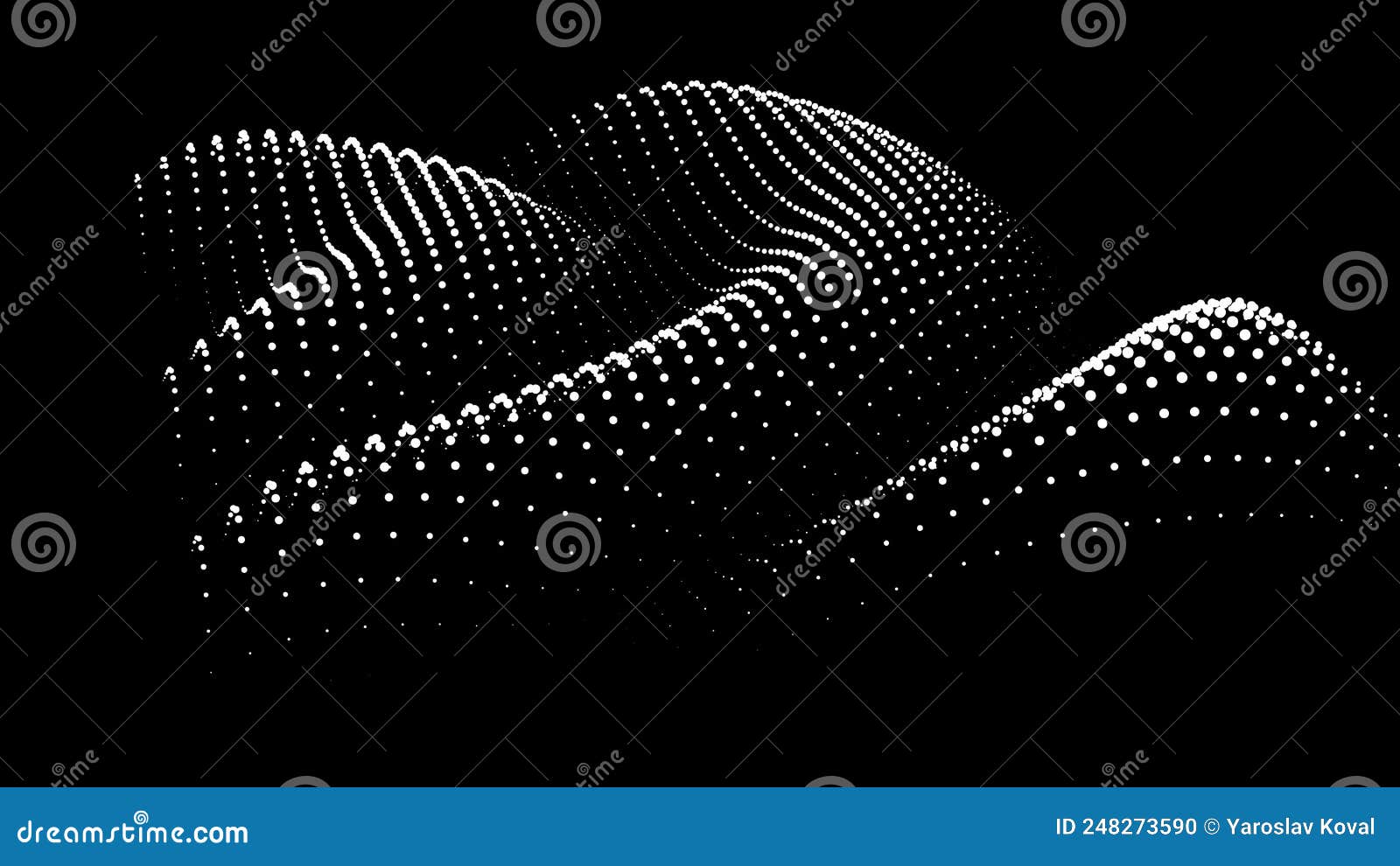 Sinusoidal Formula Distortion Sine Wave And Waveform. Graph Of A 3d ...