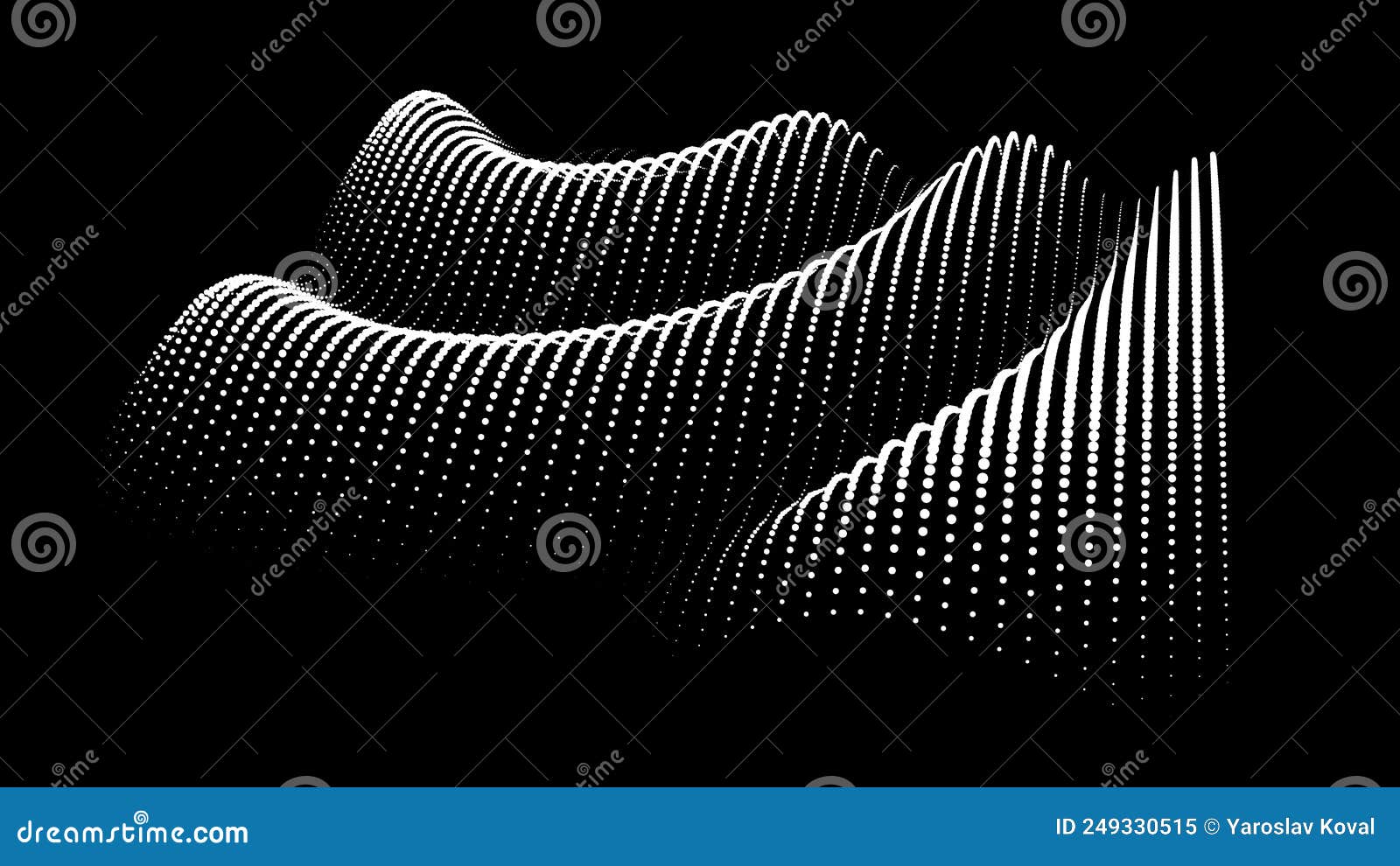 Sinusoidal Formula Distortion Sine Wave And Waveform. Graph Of A 3d ...