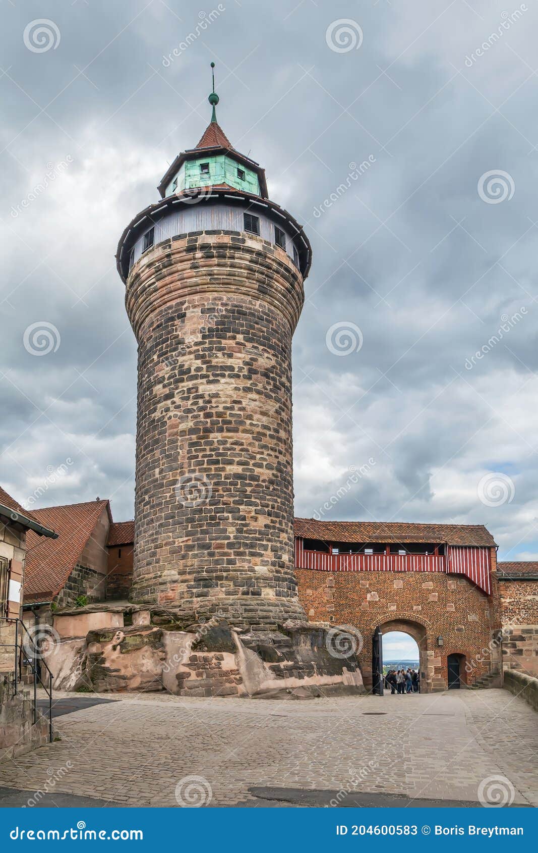 Sinwell Tower, Nuremberg, Germany Stock Image - Image of european ...