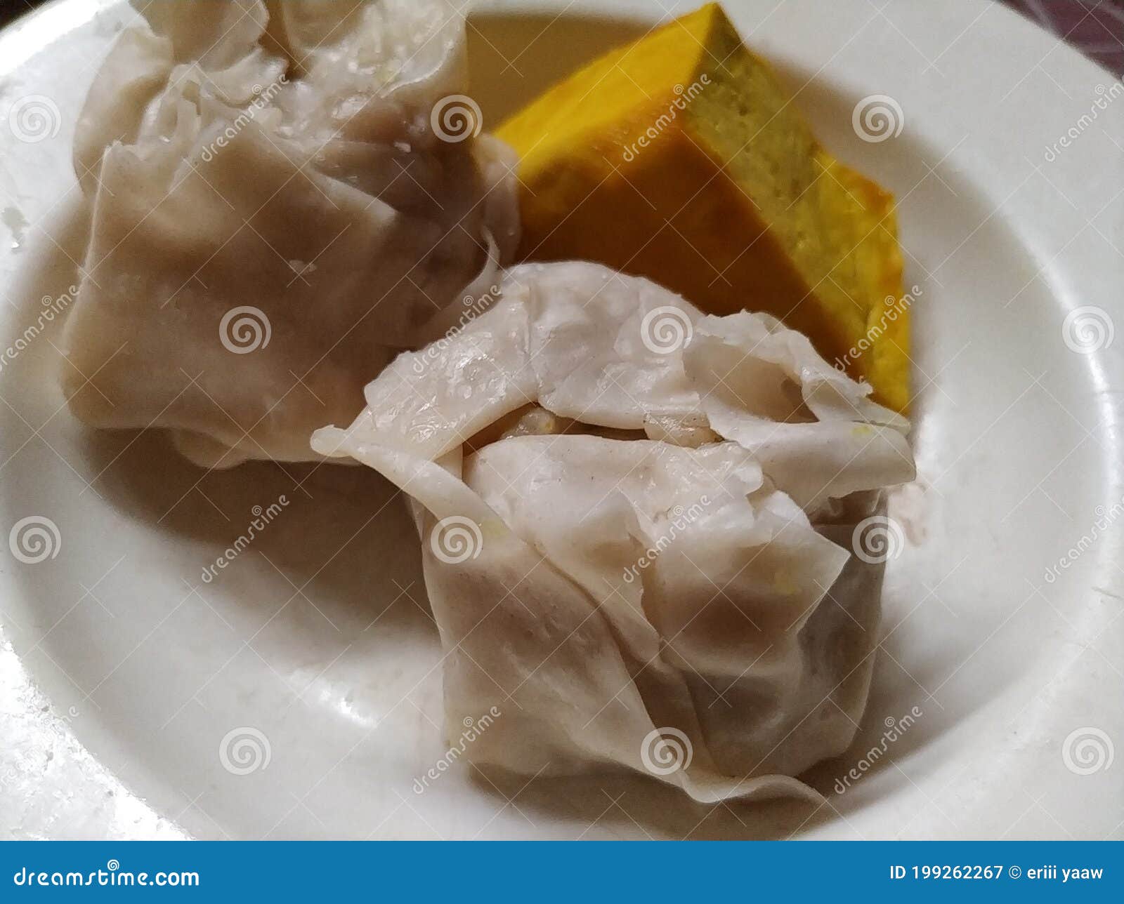 Siomai on a plate stock image. Image of cuisine, siomai - 199262267