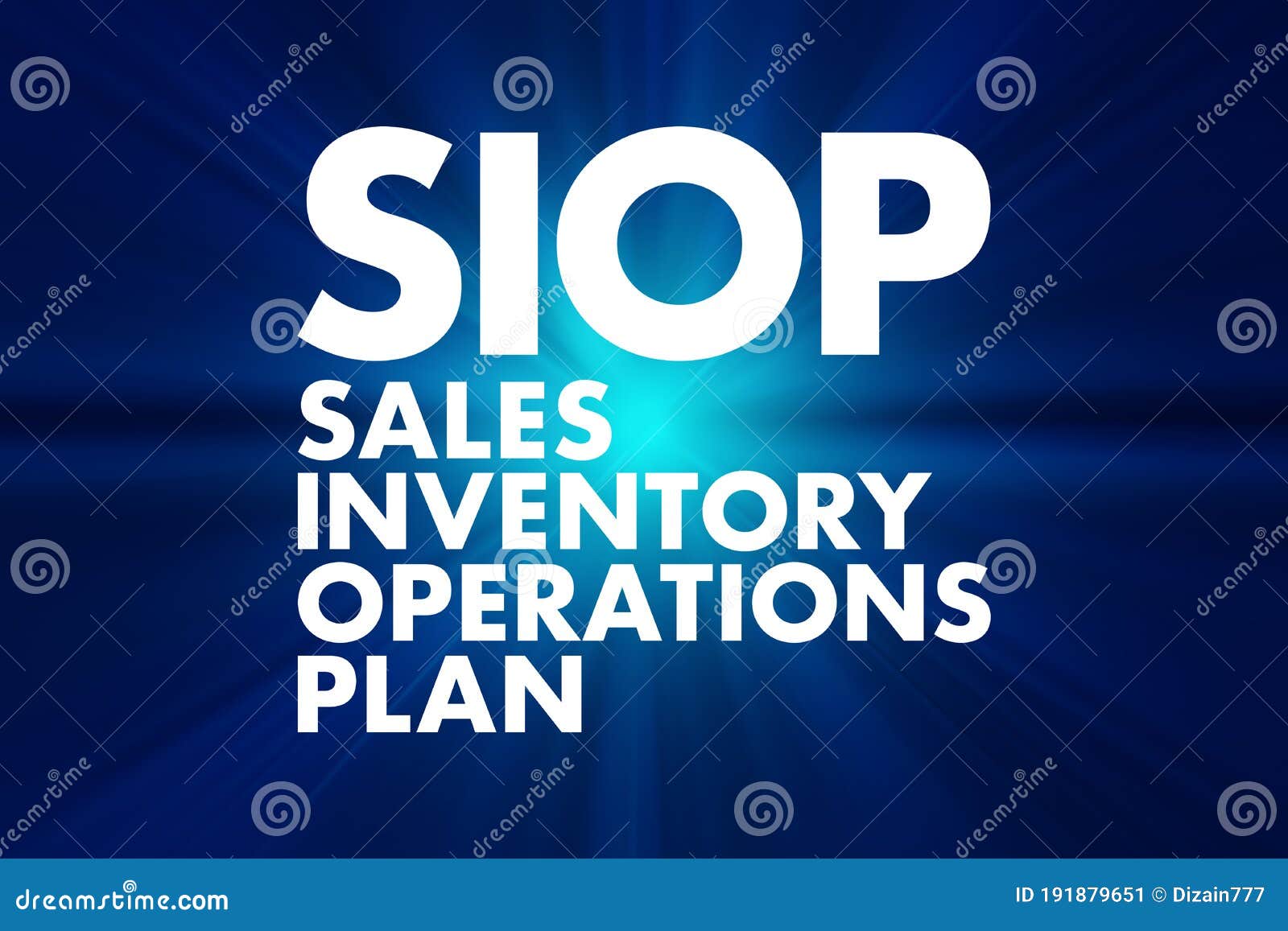 SIOP - Sales Inventory Operations Plan Acronym, Business Concept ...