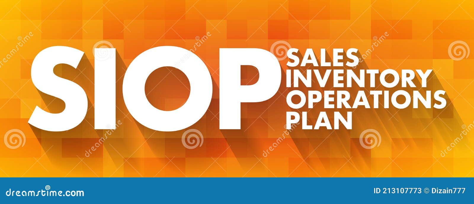 Siop Sales Inventory And Operations Plan Concept With Big Word Or Text ...
