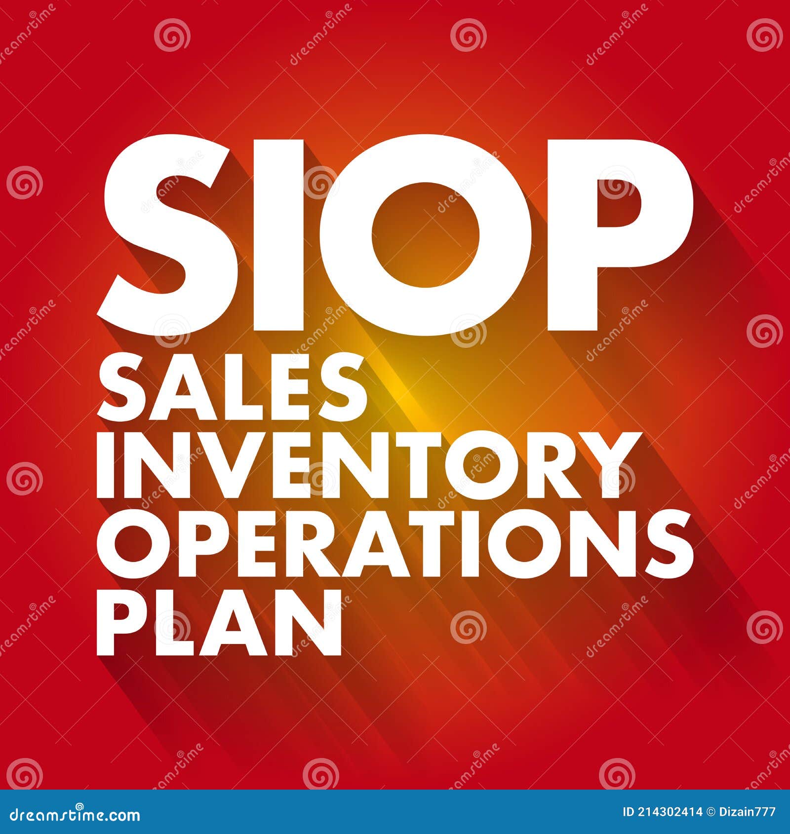 Siop Sales Inventory And Operations Plan Concept With Big Word Or Text ...