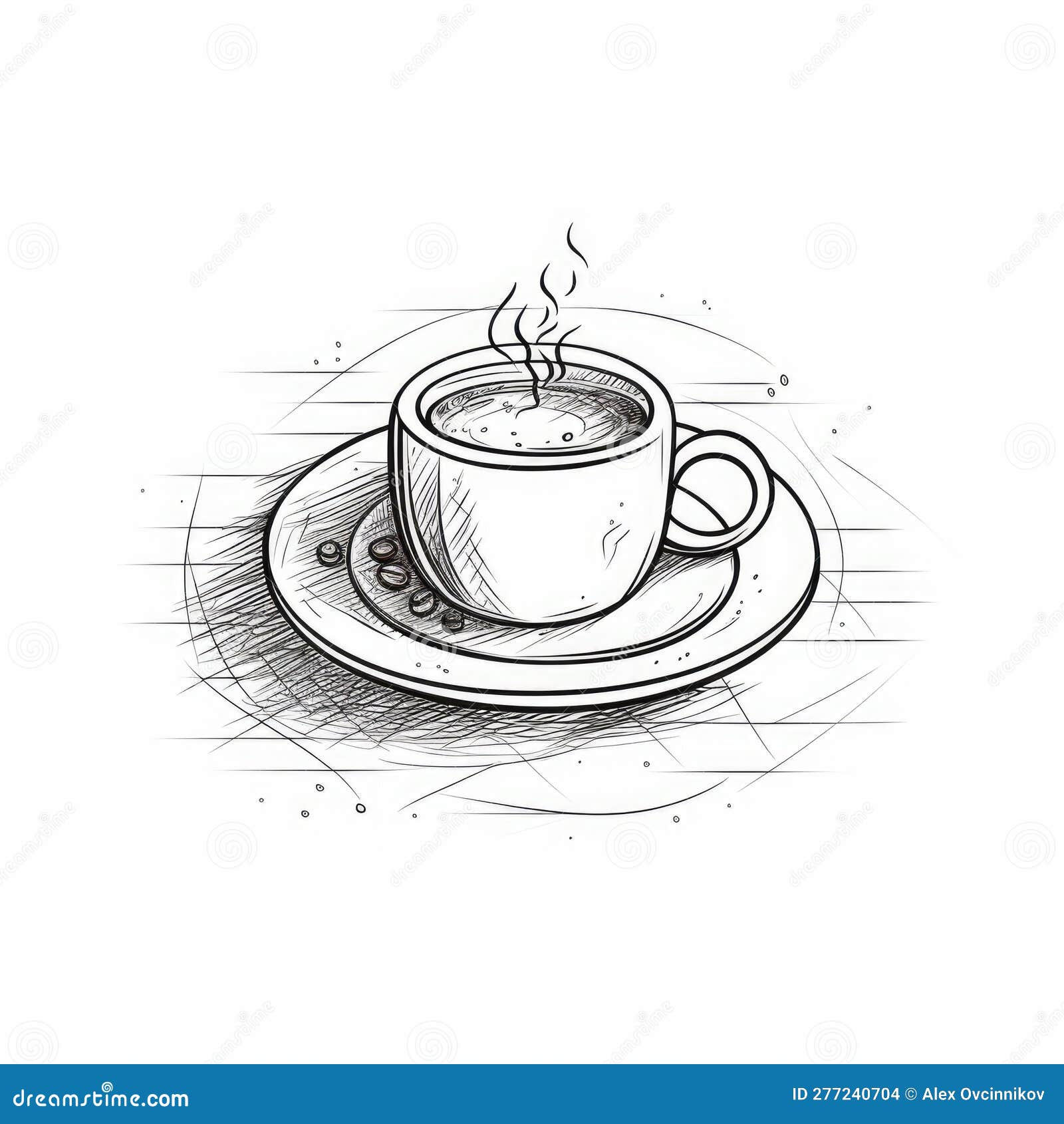 Sip On This: A Single Continuous Line Drawing Of A Coffee Cup With ...