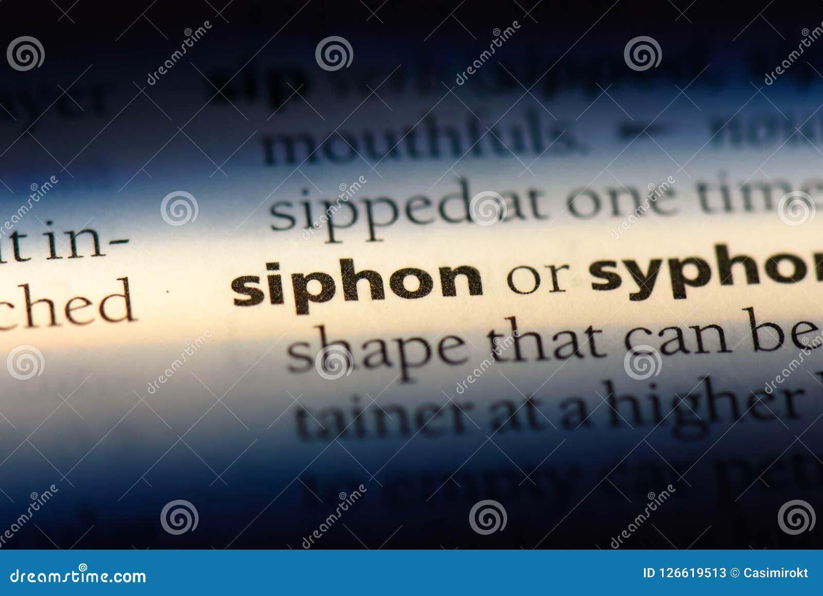 Siphoned Meaning