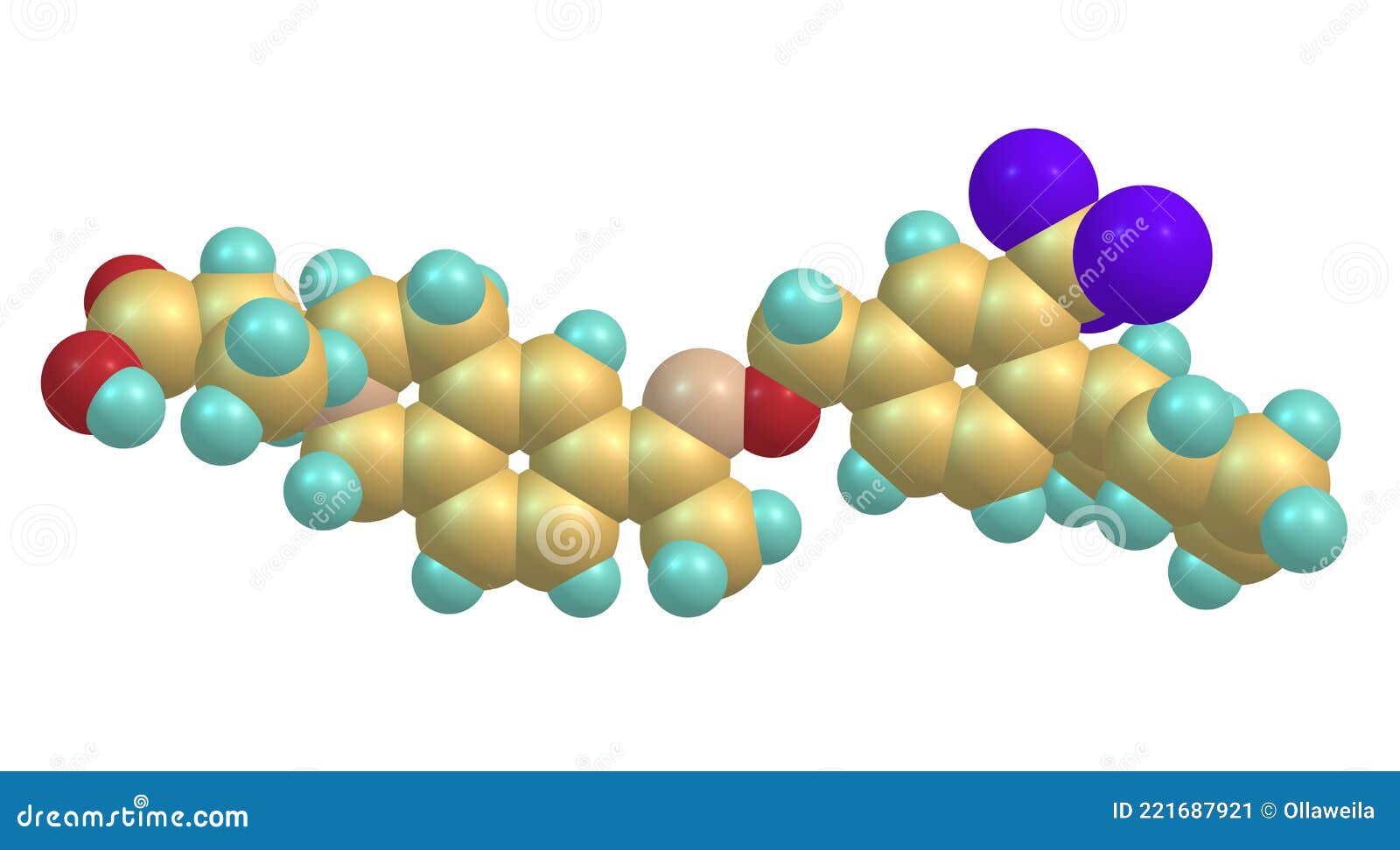 Siponimod, Molecular Structures, S1PR1 Modulator, 3d Model, Structural ...