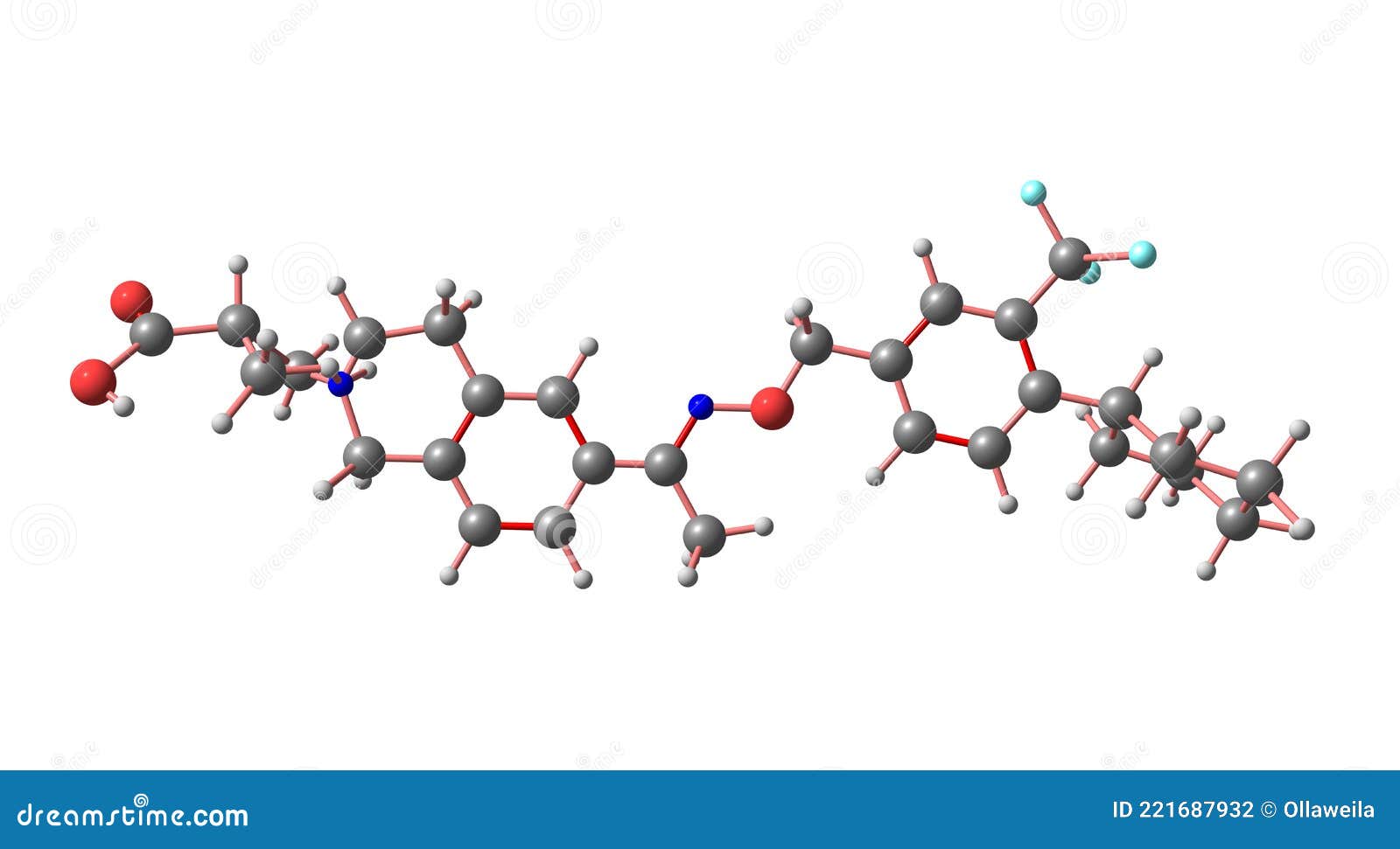 Siponimod, Molecular Structures, S1PR1 Modulator, 3d Model, Structural ...