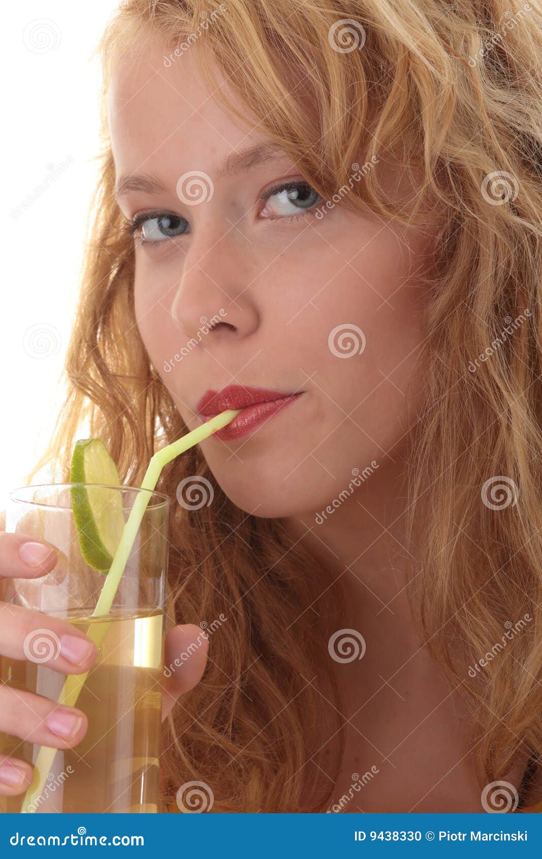 Sipping cocktail stock photo. Image of beverage, blond - 9438330