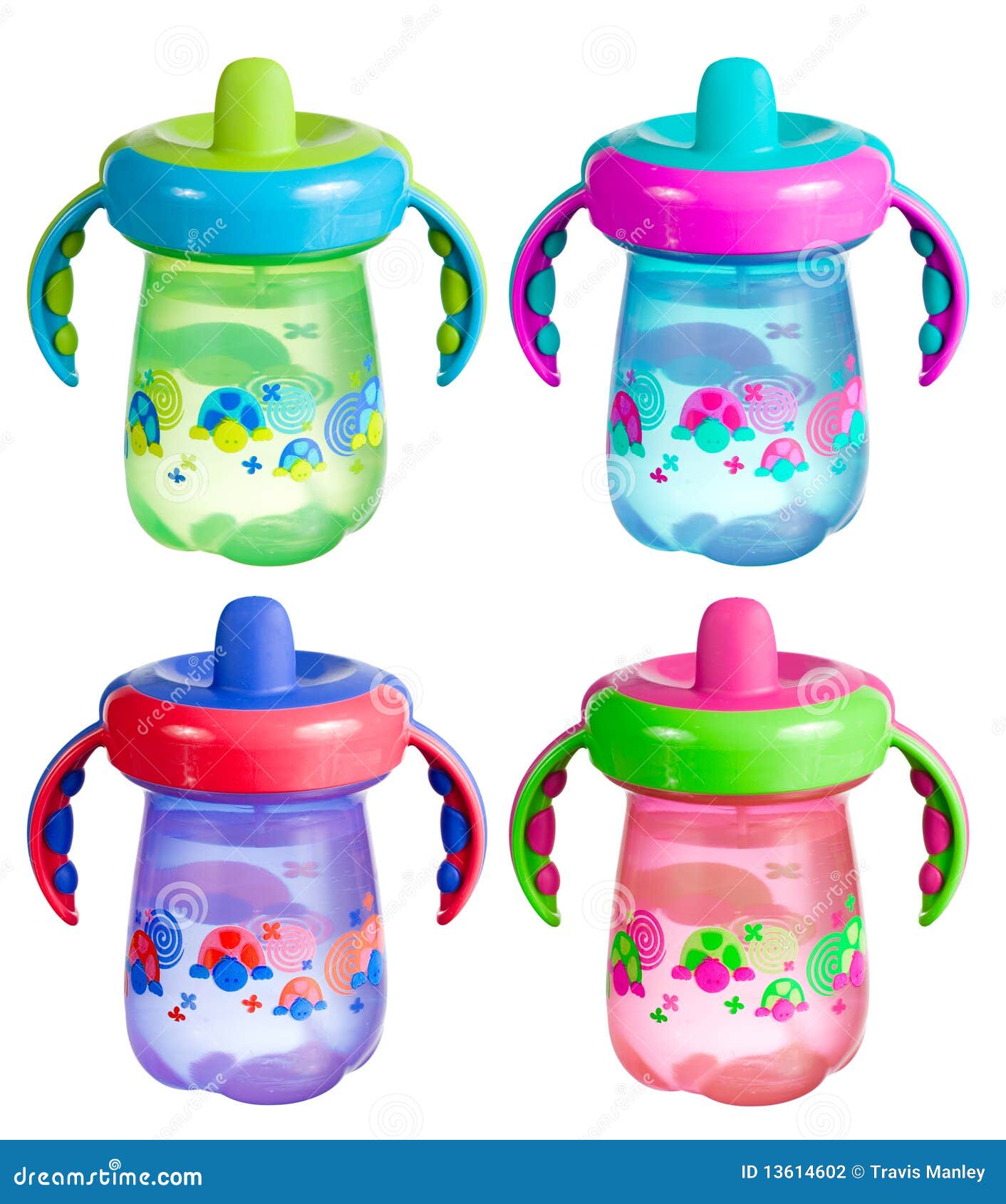 Sippy Cup Isolated Set stock photo. Image of collection - 13614602