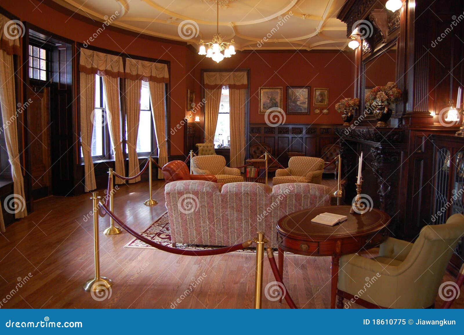 Decorated Room in Boldt Castle, Upstate New York Editorial Image ...
