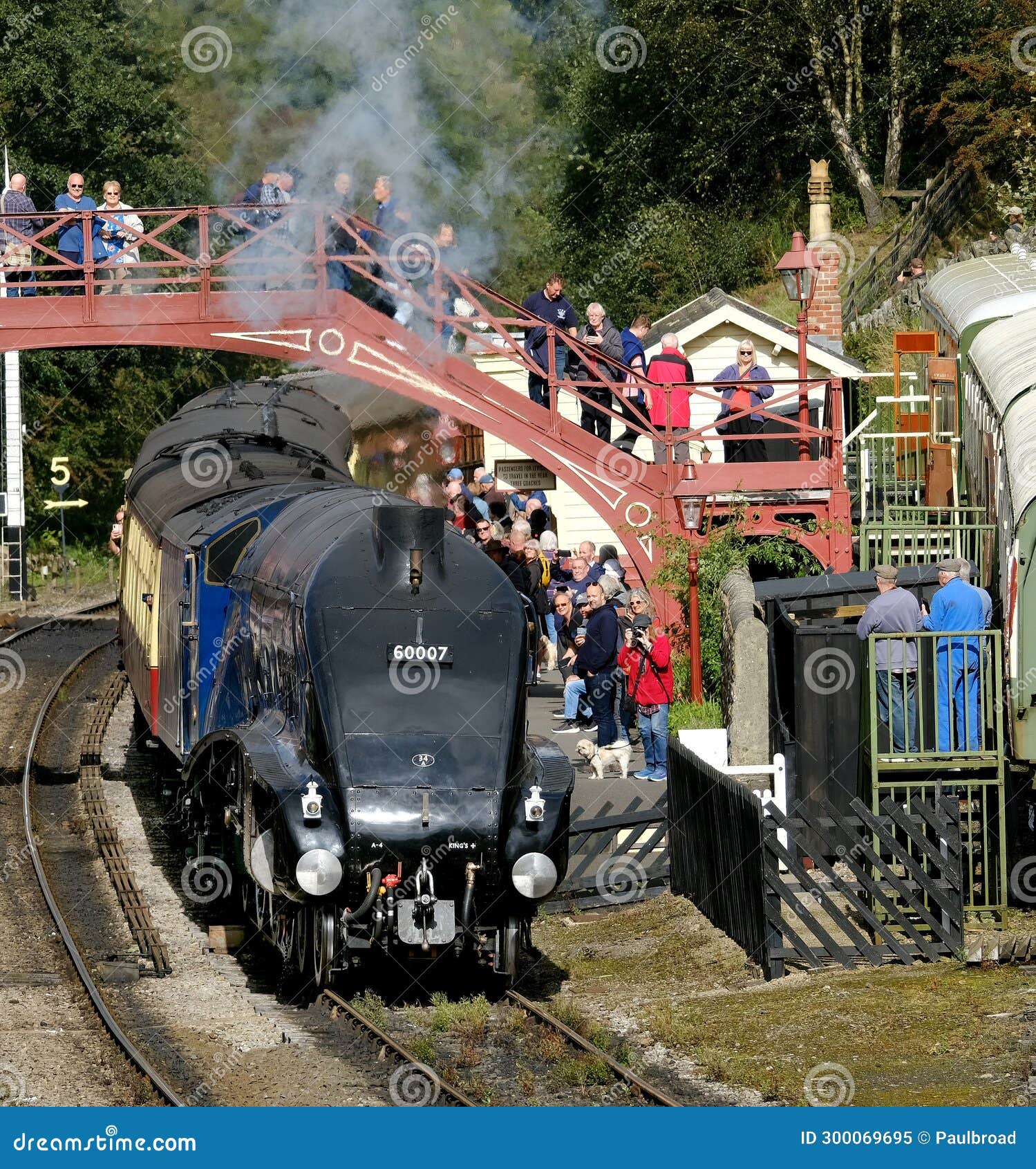 Sir Nigel Gresley Steam Locomotive. Editorial Photo | CartoonDealer.com ...
