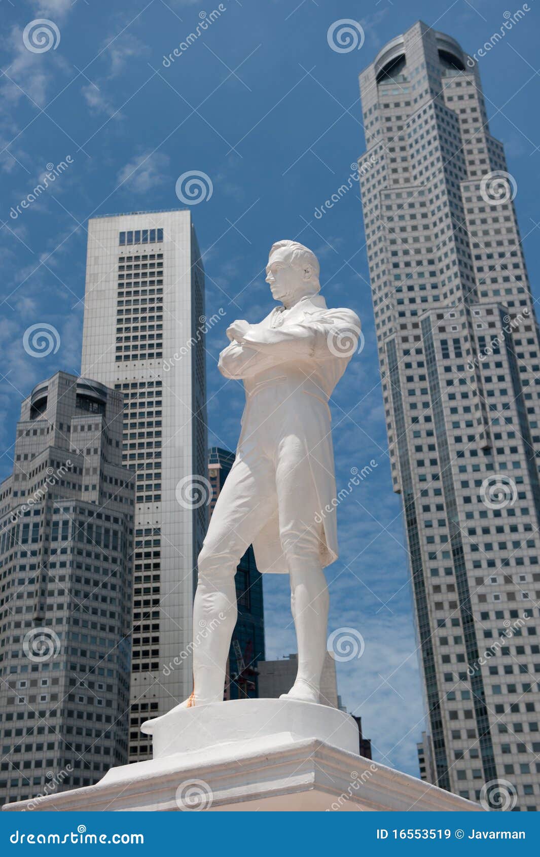 Sir Raffles Statue, Singapore Editorial Stock Image - Image of ...