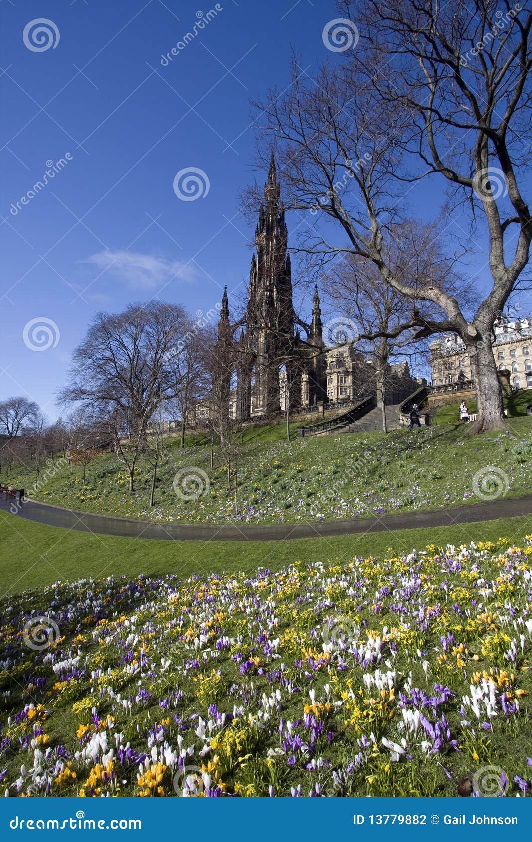 Sir Walter Scott Memorial stock photo. Image of landmark - 13779882