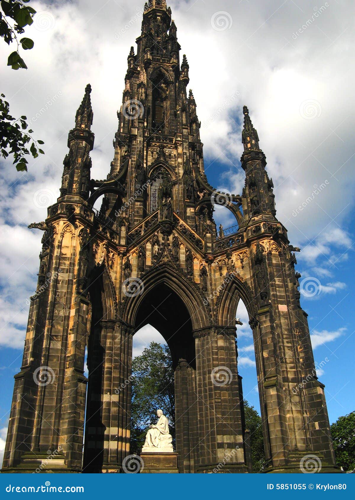 Sir Walter Scott Monument 07 Stock Image - Image of scott, united: 5851055