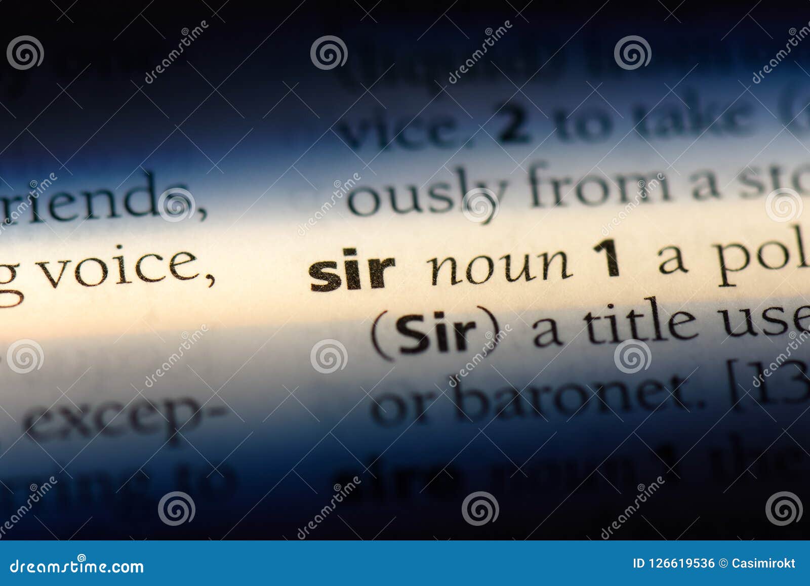 Sir stock photo. Image of paper, macro, printed, writing - 126619536