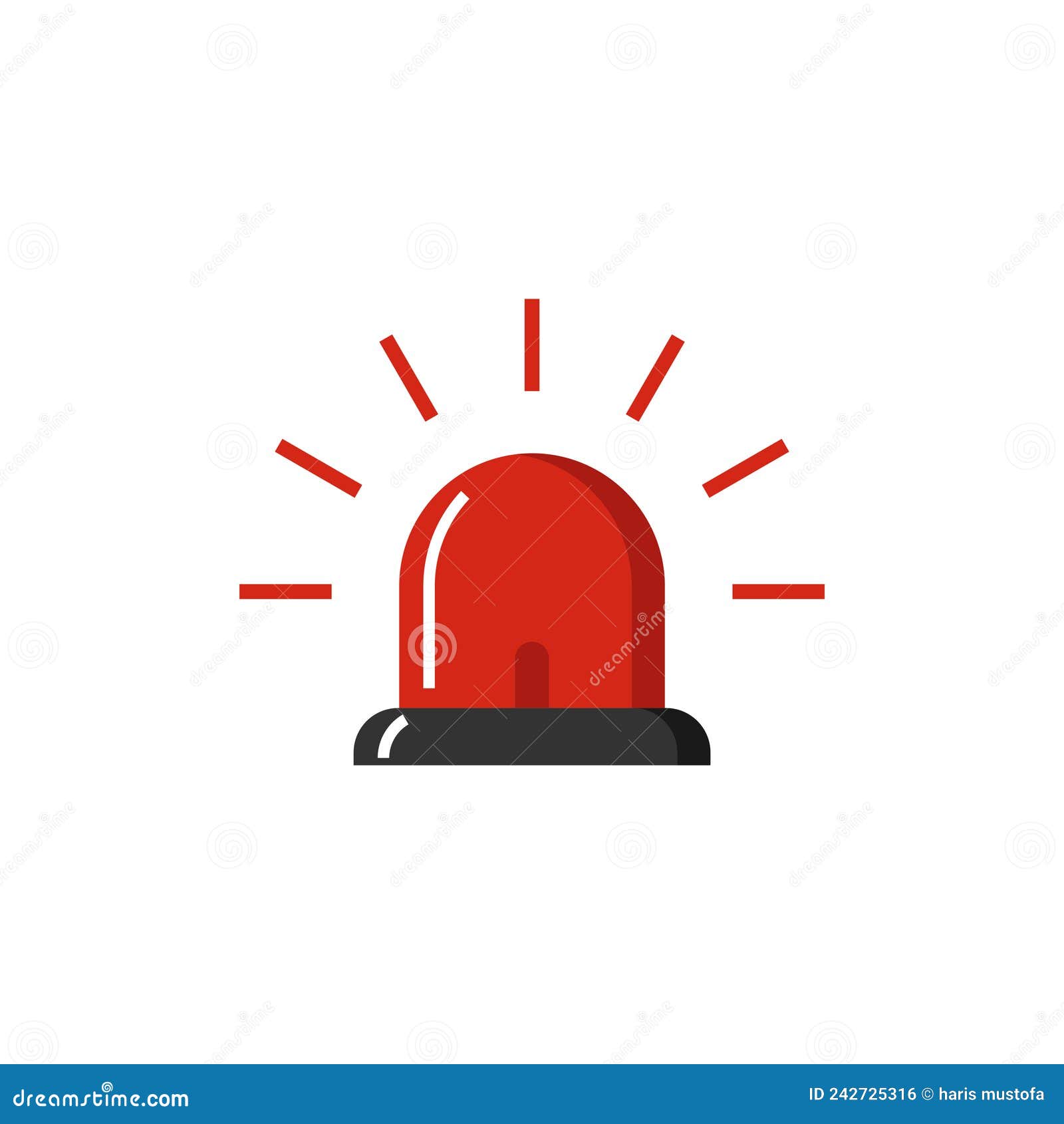 Siren Icon Design Template Vector Isolated Illustration Stock Vector ...