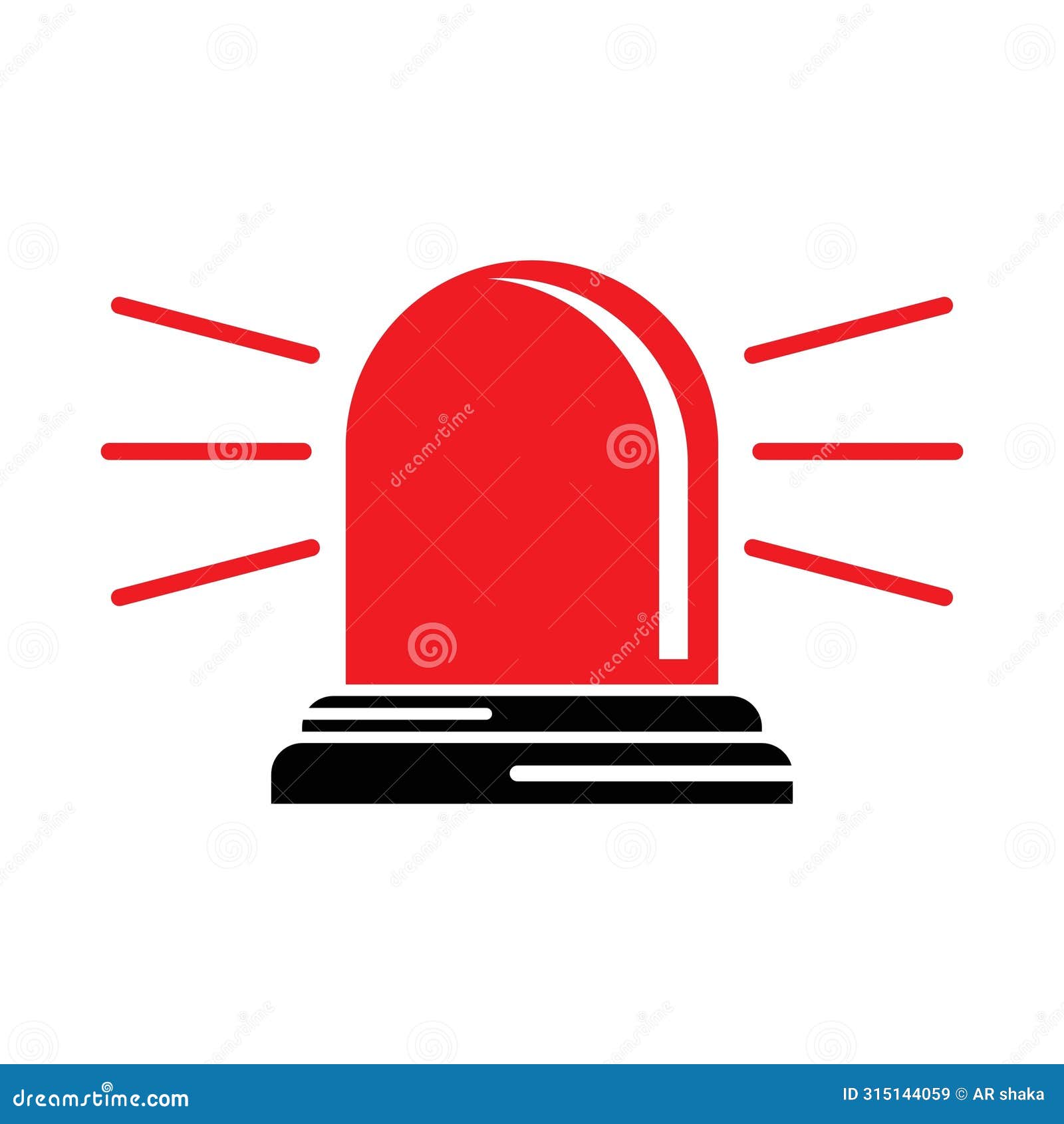 Siren Icon,logo Vector Illustration Design Template Stock Vector ...