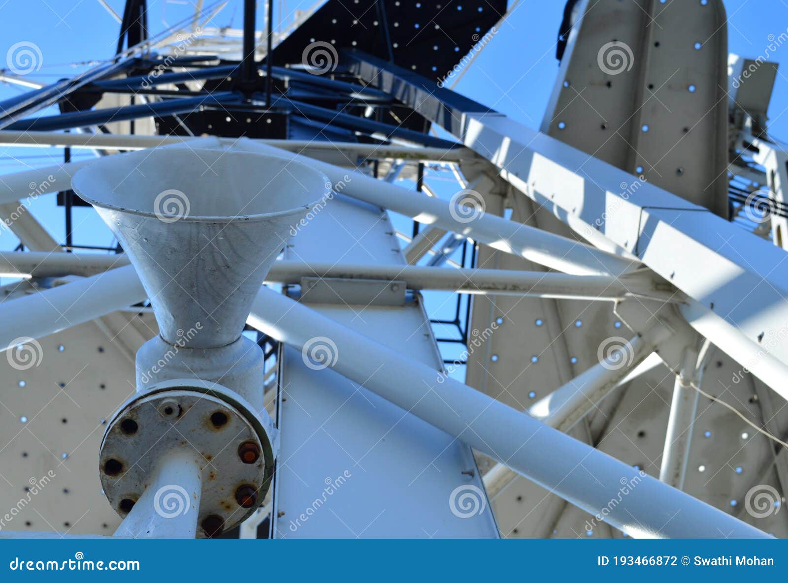 Siren on a tower stock photo. Image of process, commercial - 193466872