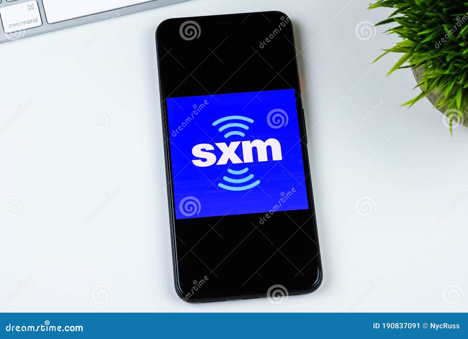 SiriusXM App Logo on a Smartphone Screen. Editorial Photo - Image of ...