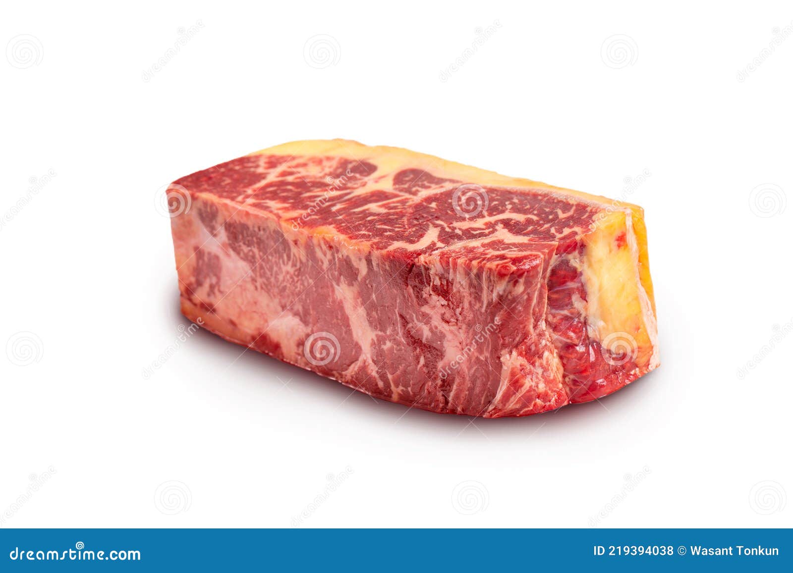 Sirloin beef loaf slice stock photo. Image of isolated - 219394038
