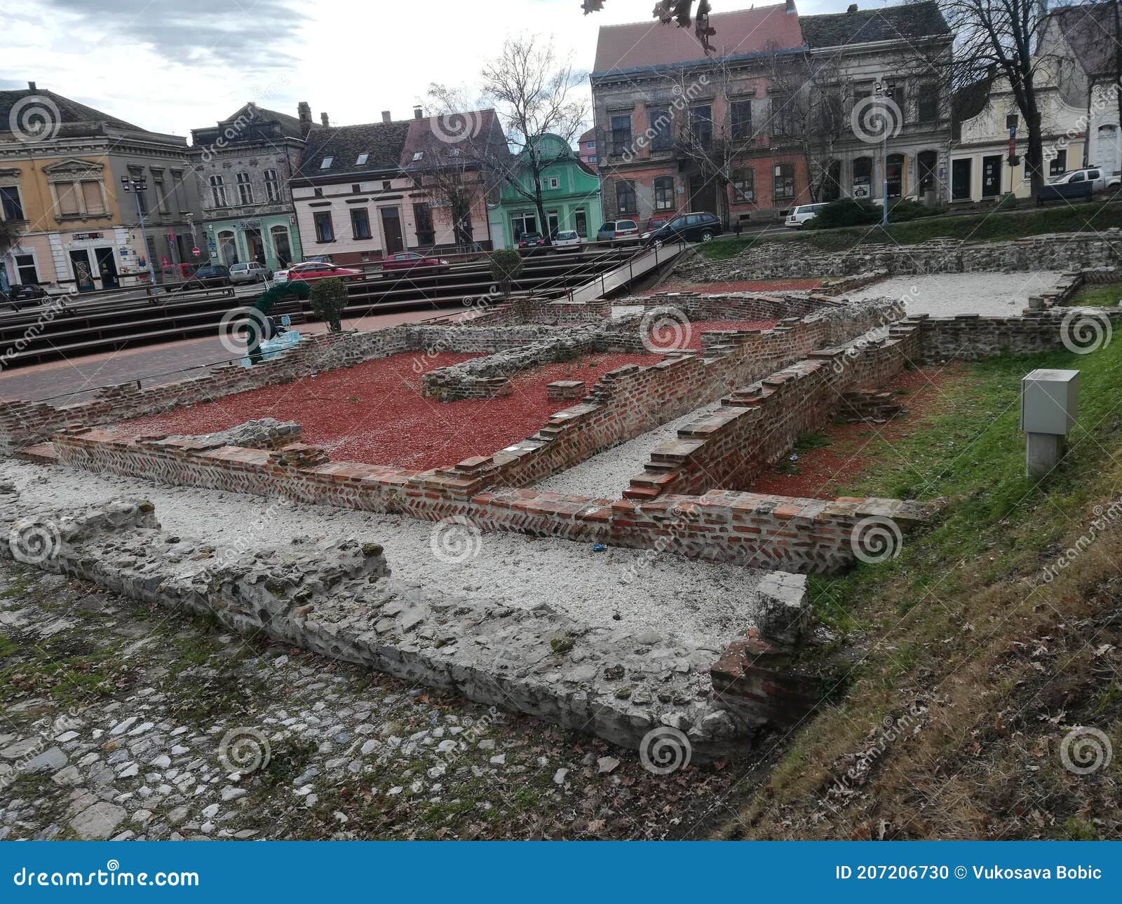 Sirmium romans stock photo. Image of transport, river - 207206730