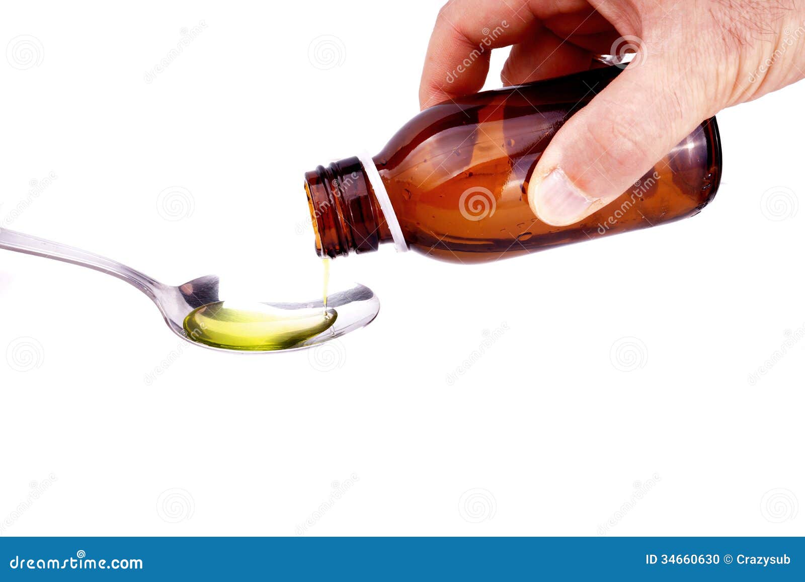 Sirop photo stock. Image du capsule, soin, sirop, coulée - 34660630