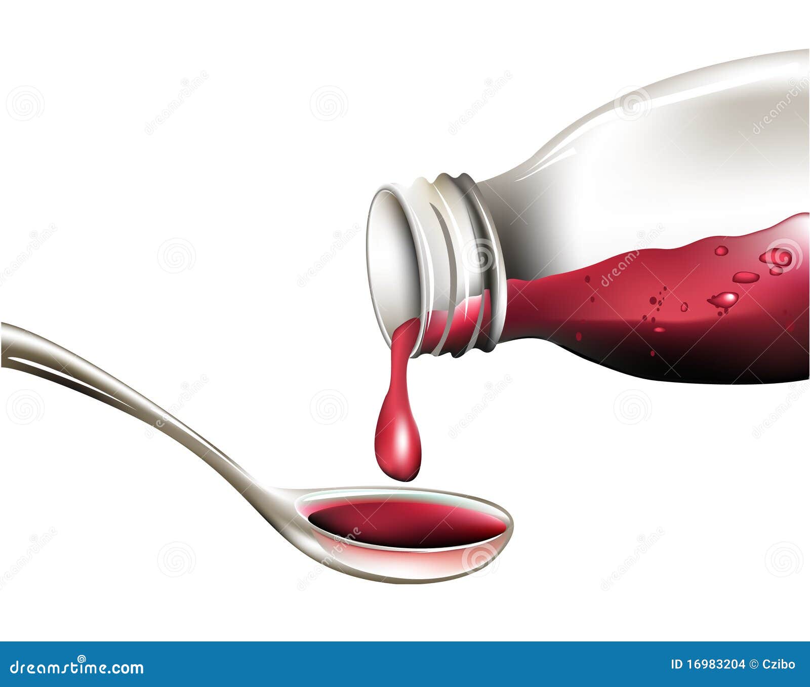 Sirop médicamenté illustration de vecteur. Illustration du médecine ...