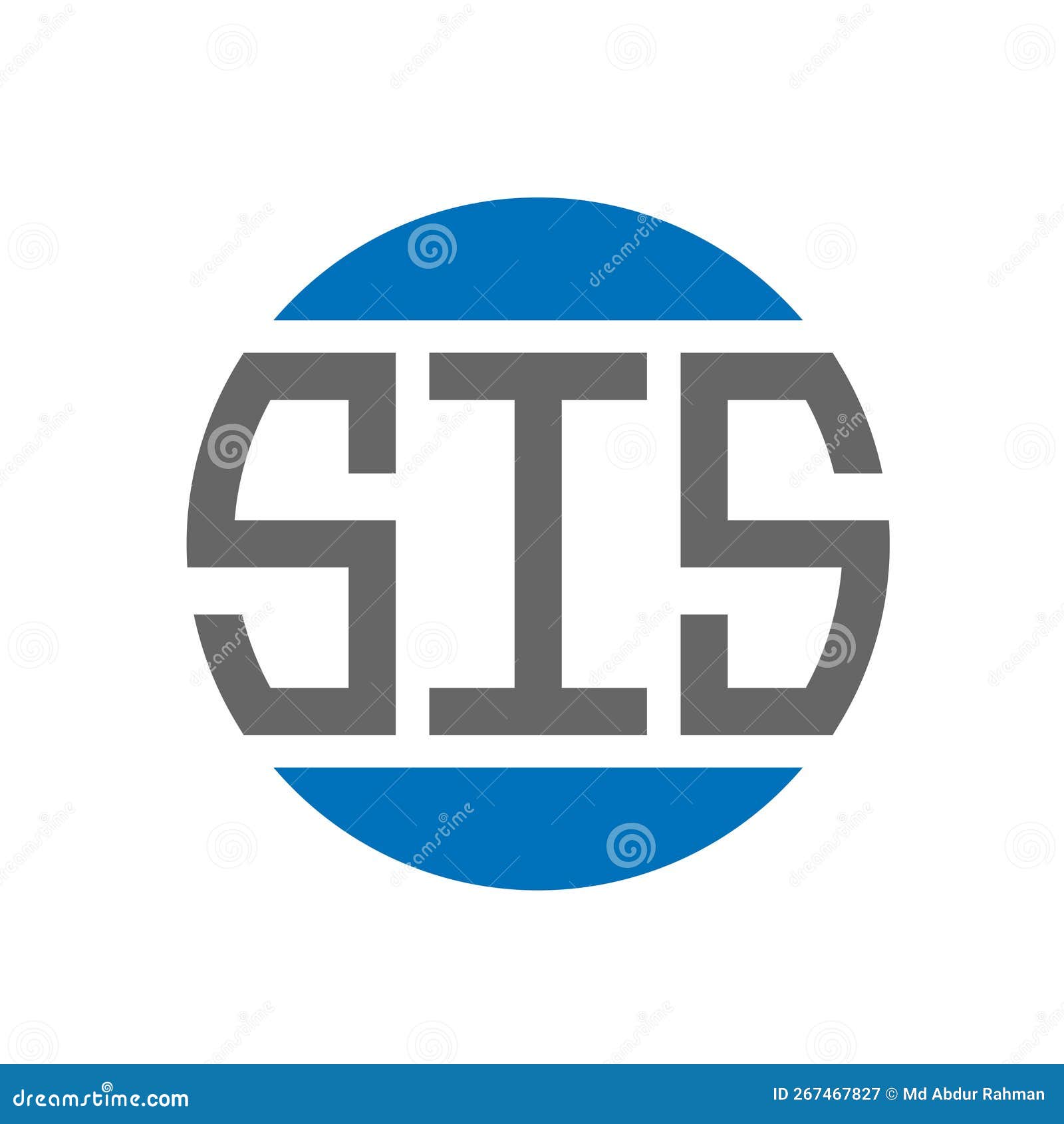 SIS Letter Logo Design on White Background. SIS Creative Initials ...