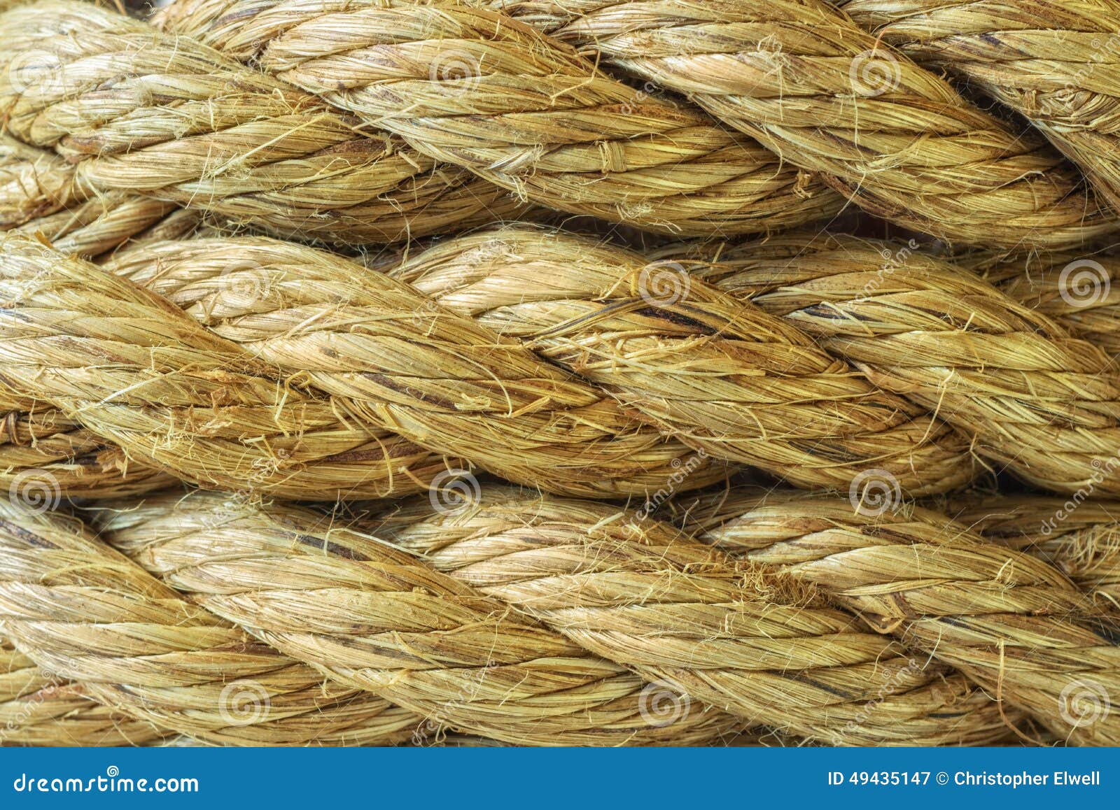 Sisal Rope With Knot Royalty-Free Stock Photography | CartoonDealer.com ...