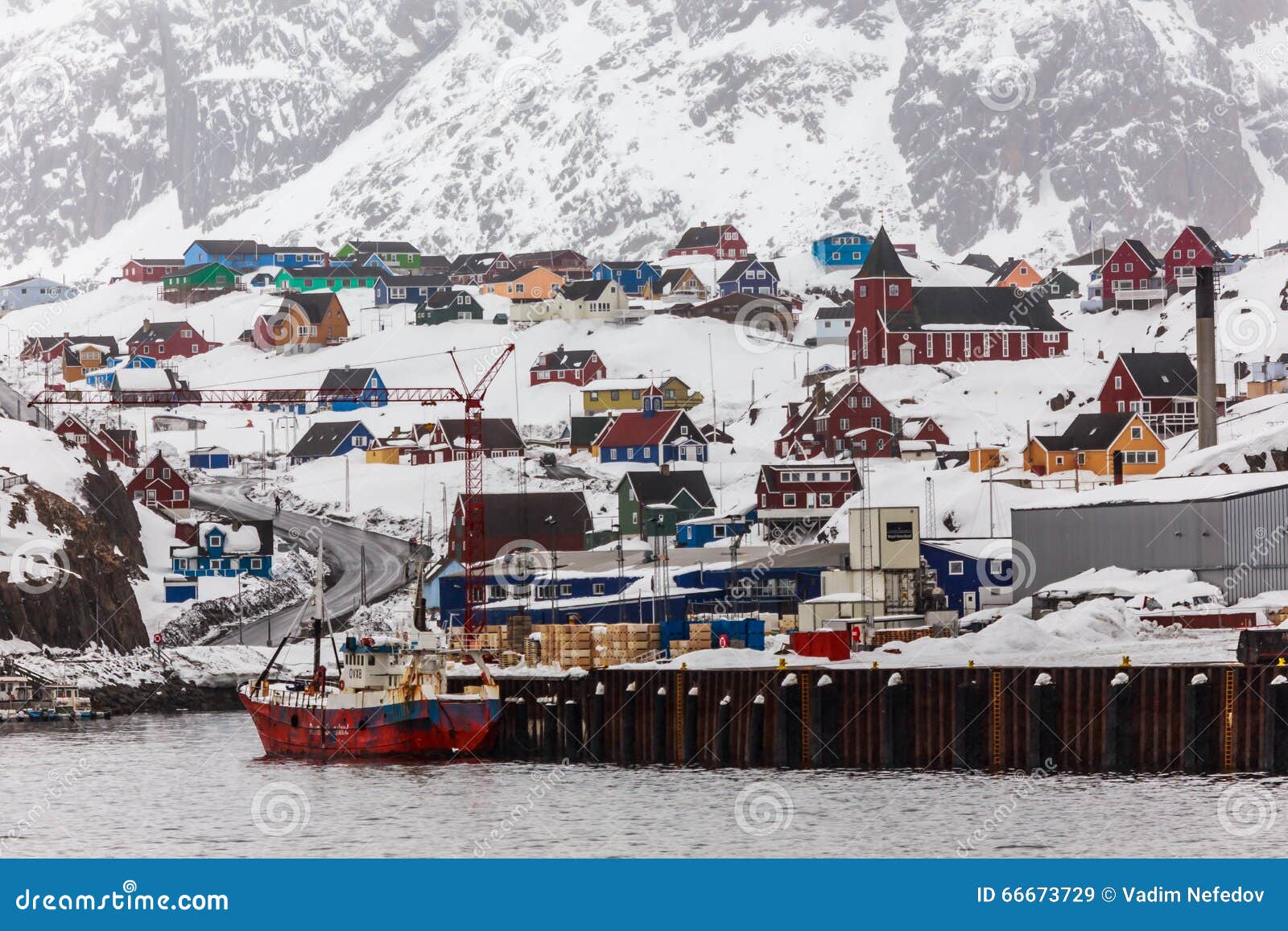 Sisimiut imagen de archivo editorial. Imagen de roca - 66673729