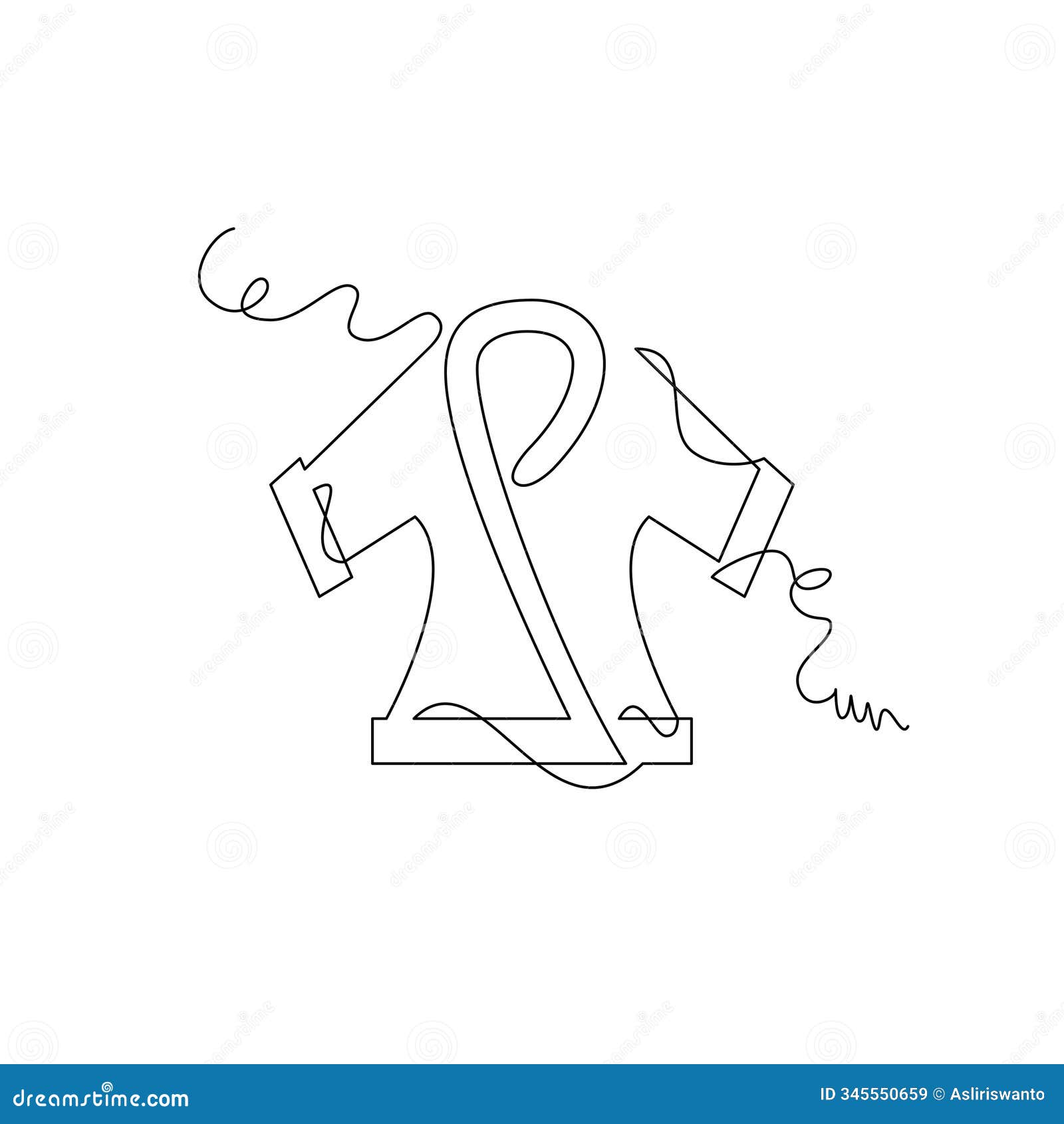 One Line Art Bath Robes Vector Illustration Stock Vector - Illustration ...