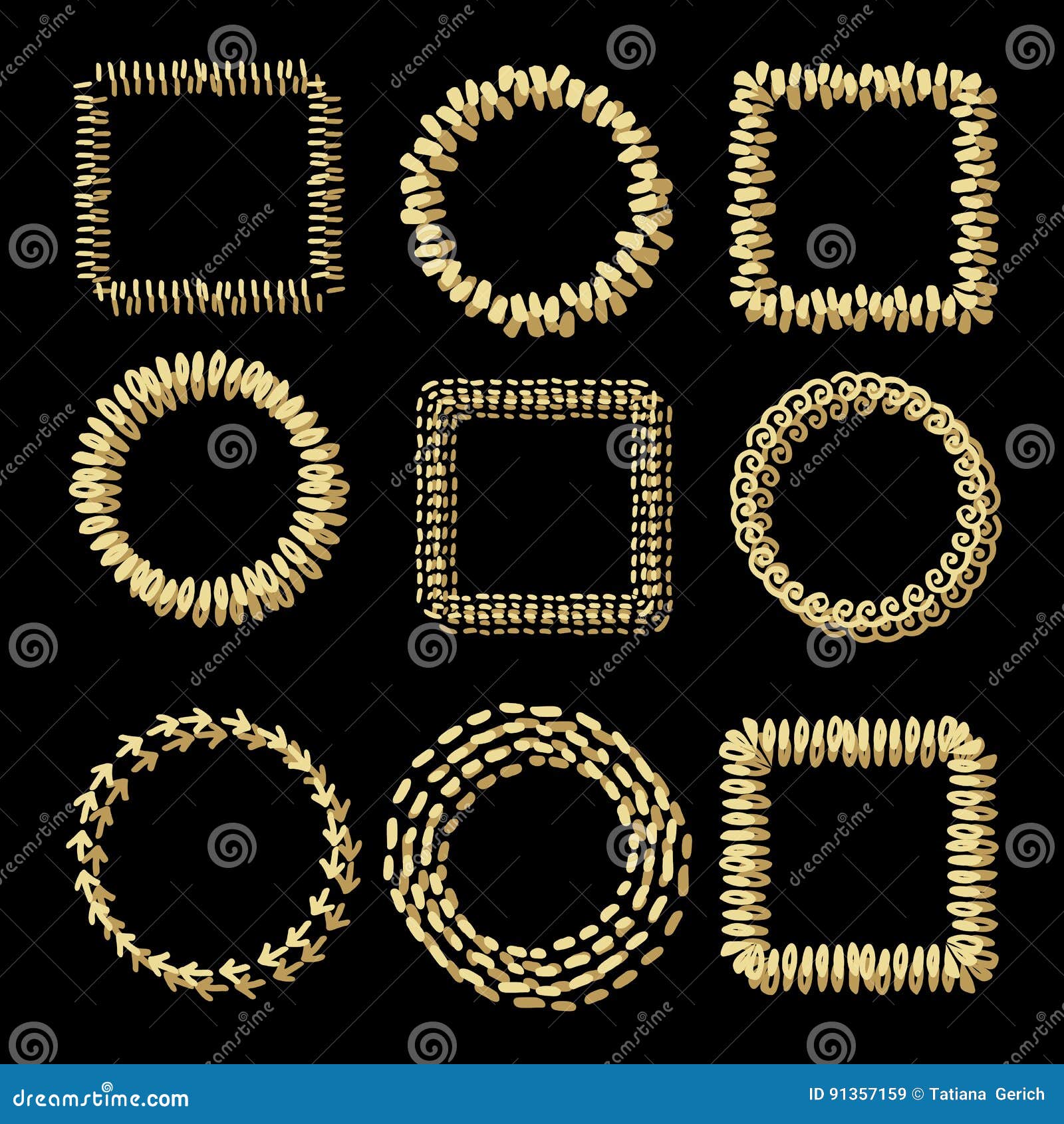 Sistema de bastidores ilustración del vector. Ilustración de bosquejado ...