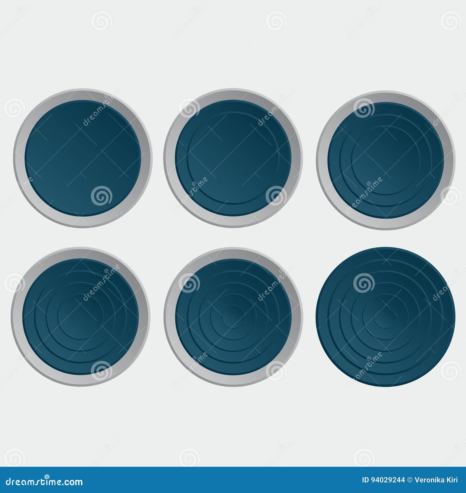 Sistema de botones azules stock de ilustración. Ilustración de icono ...