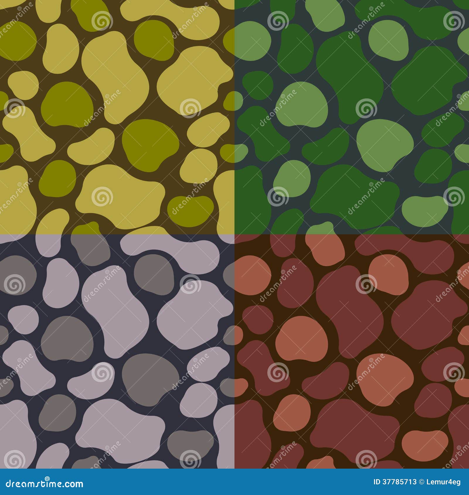 Sistema De Color Caqui Del Modelo Ilustración del Vector - Ilustración ...