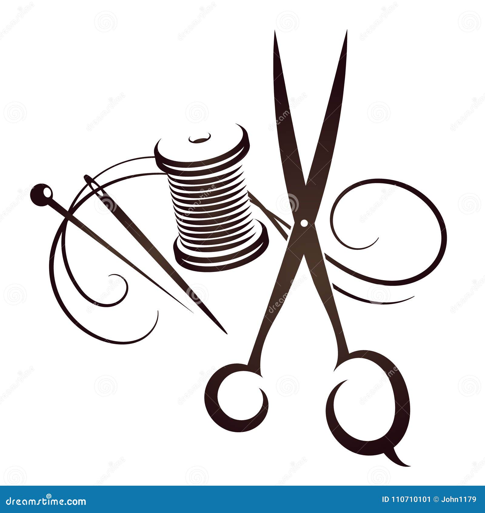 Sistema De Costura Del Vector Stock de ilustración - Ilustración de ...