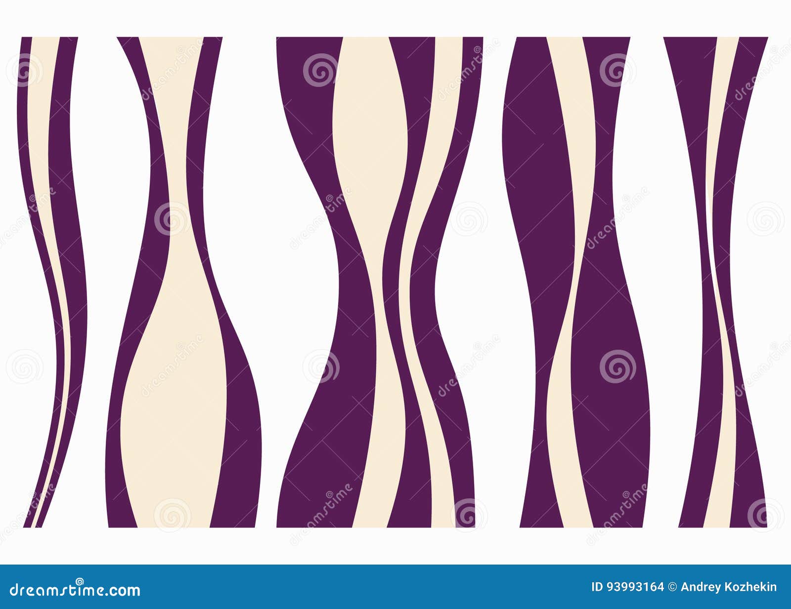 Sistema De Diversas Líneas Curvadas Ilustración del Vector ...