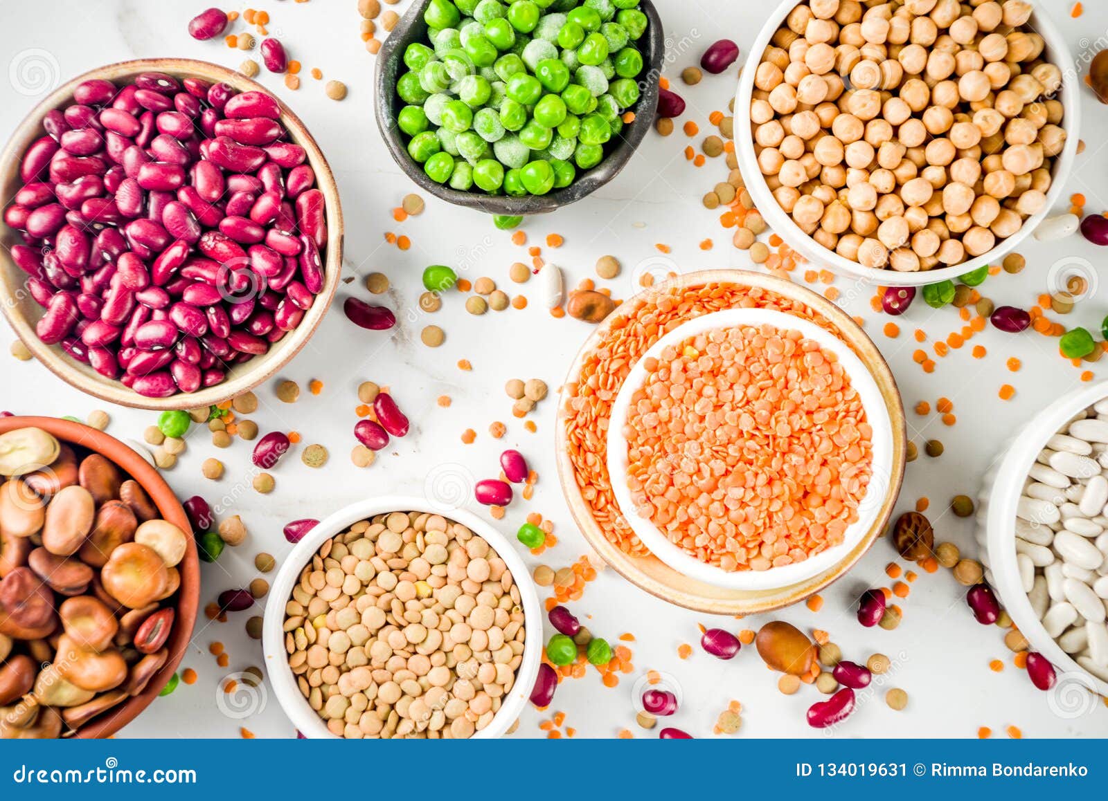 Sistema De Diversas Legumbres Imagen de archivo - Imagen de leguminoso ...