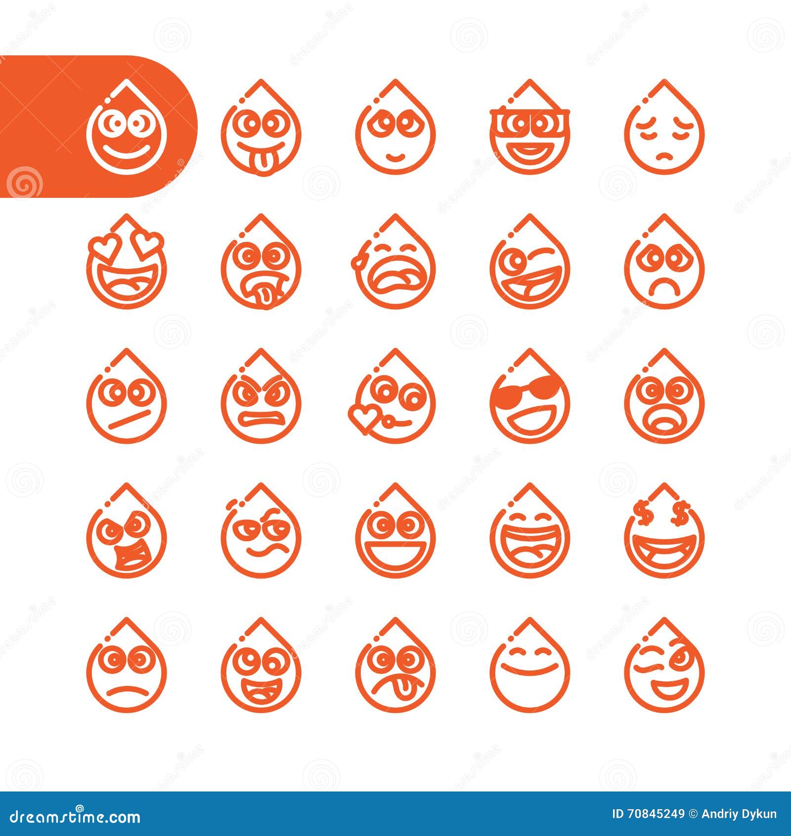 Sistema De Emoticons Del Emoji Ilustración del Vector - Ilustración de ...