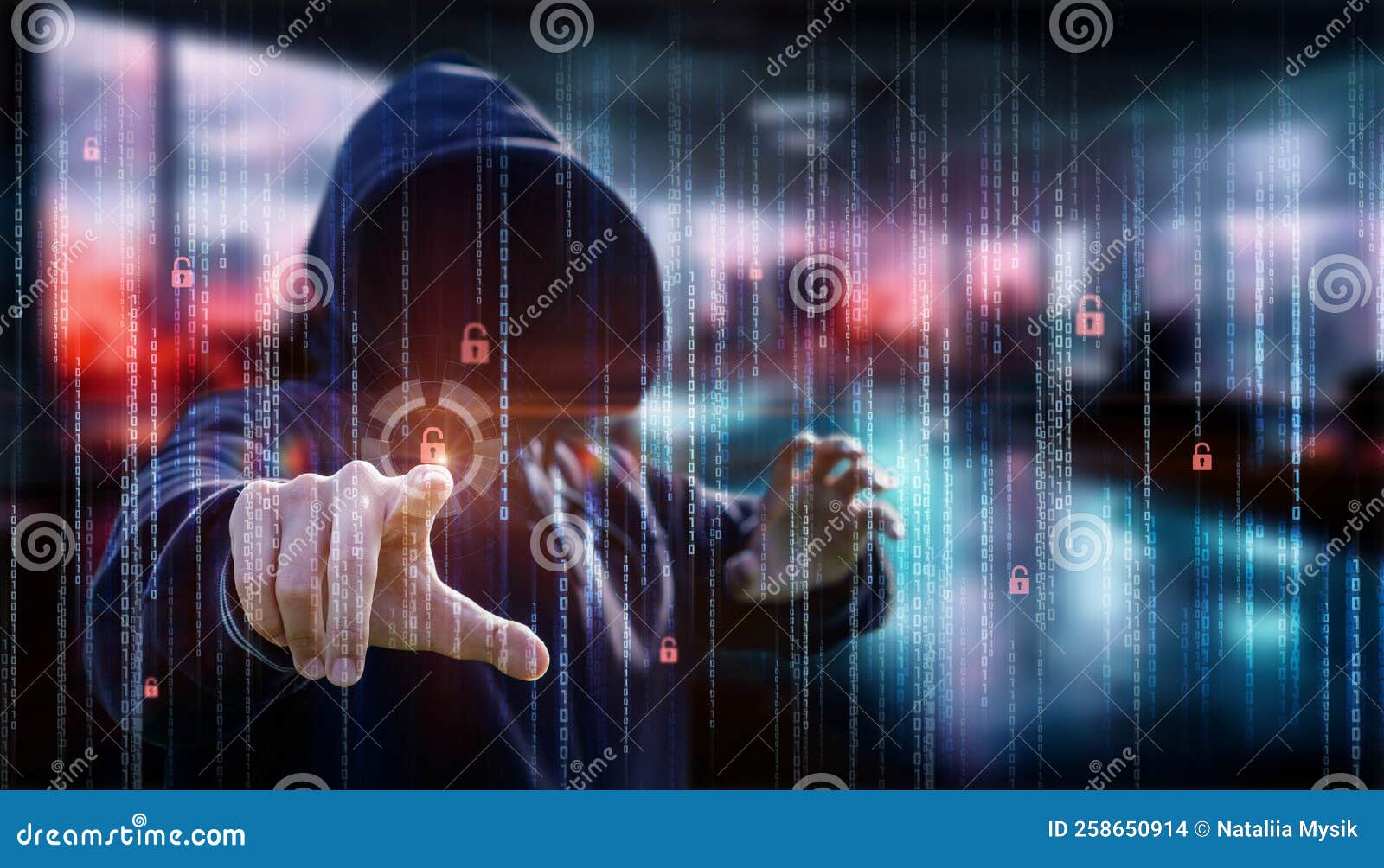 Sistema de hackers foto de stock. Imagem de cliques - 258650914