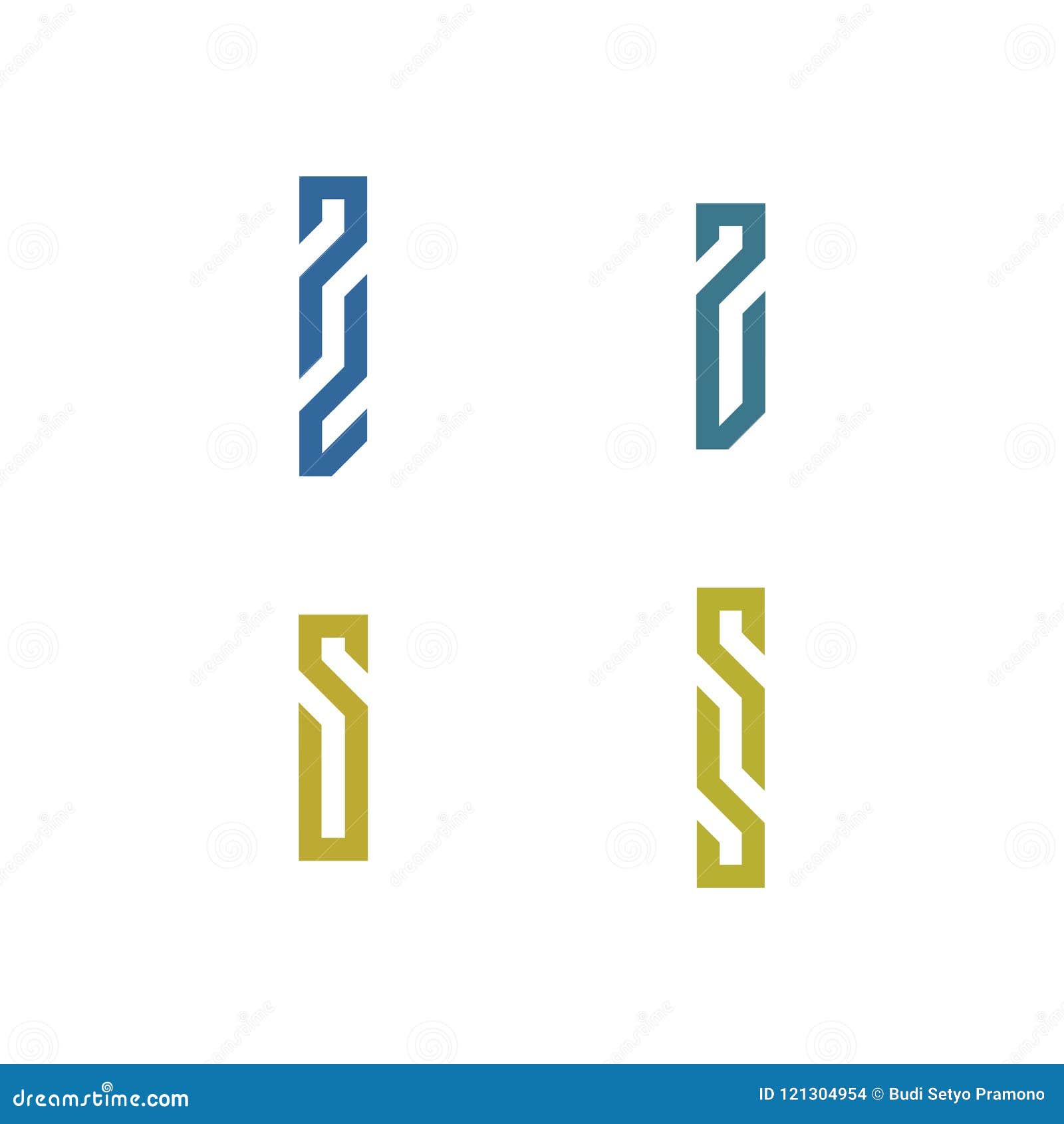 Sistema De La Inicial I Logo Vector Ilustración del Vector ...