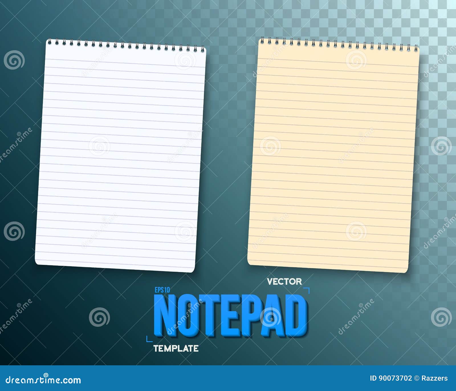 Sistema De La Libreta Del Vector Ilustración del Vector - Ilustración ...