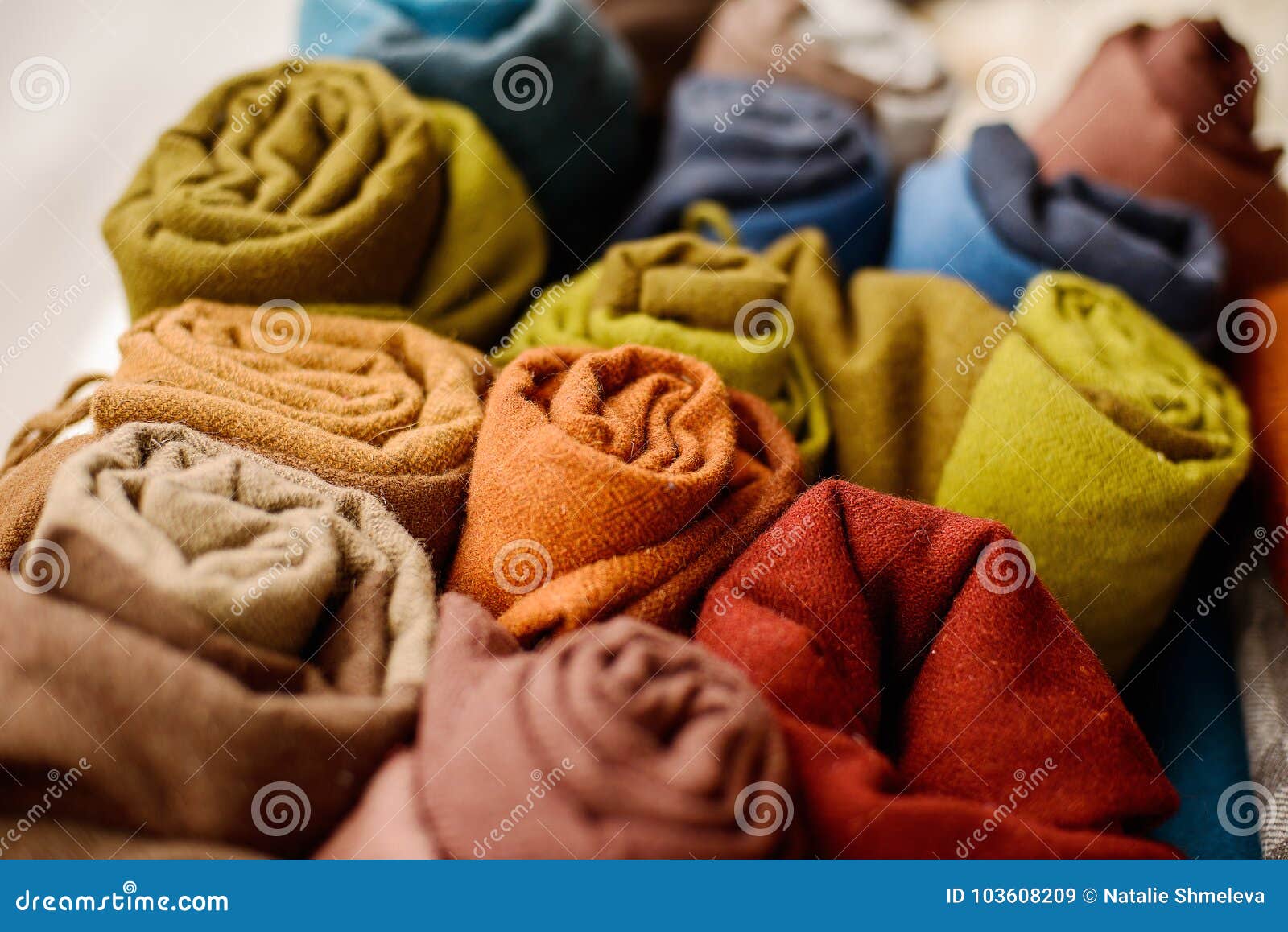 Sistema De La Materia Textil Imagen de archivo - Imagen de toalla, azul ...