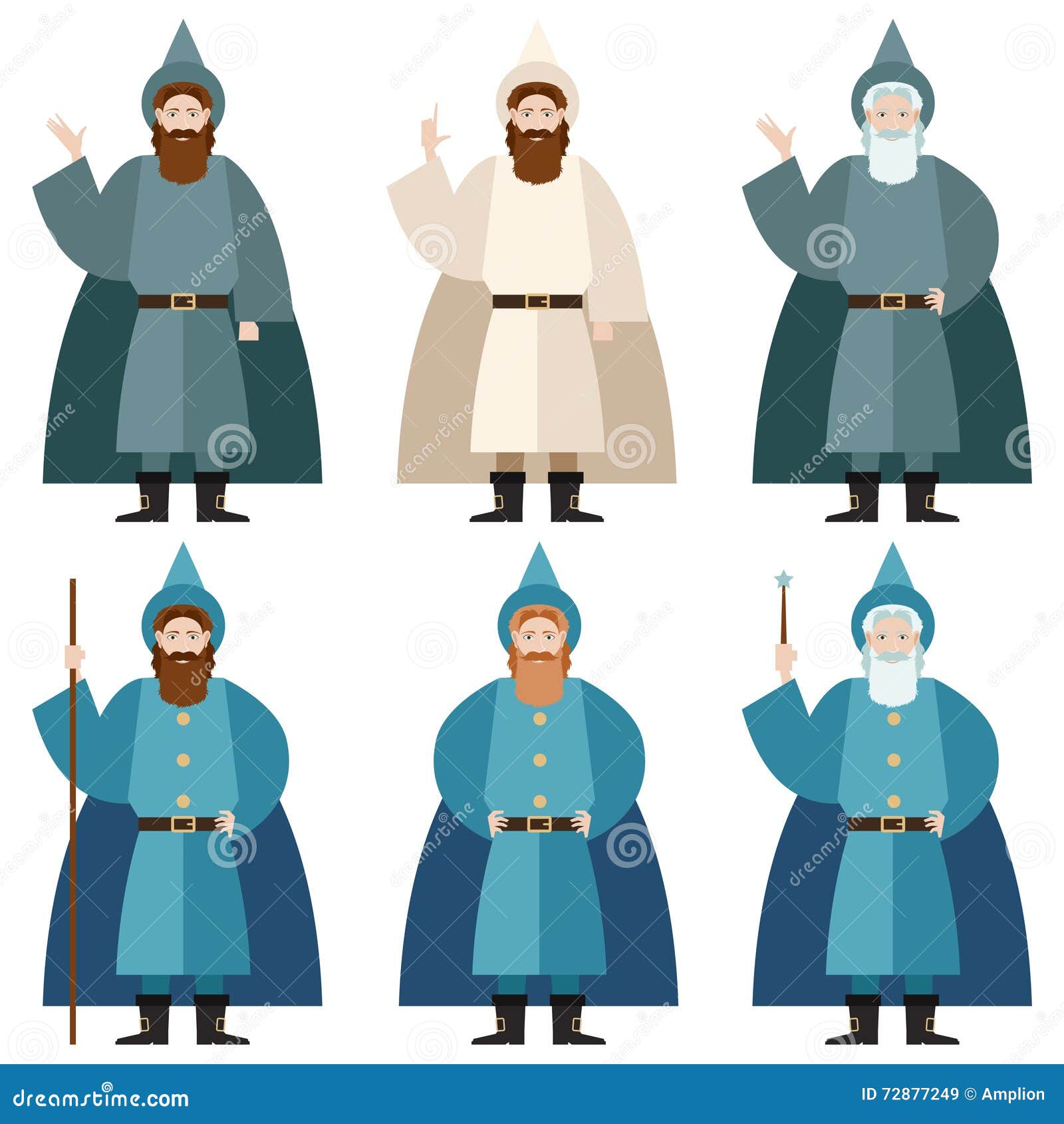 Sistema de Mages ilustración del vector. Ilustración de arte - 72877249