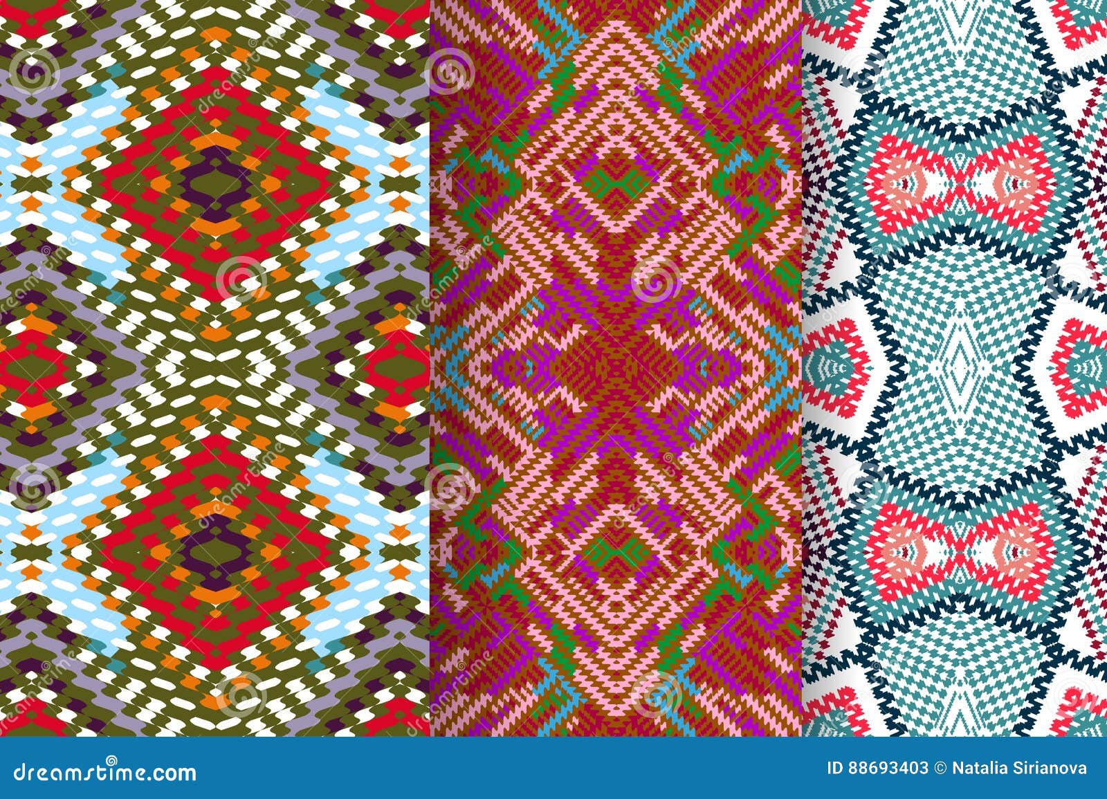 Sistema De 3 Modelos Abstractos Stock de ilustración - Ilustración de ...