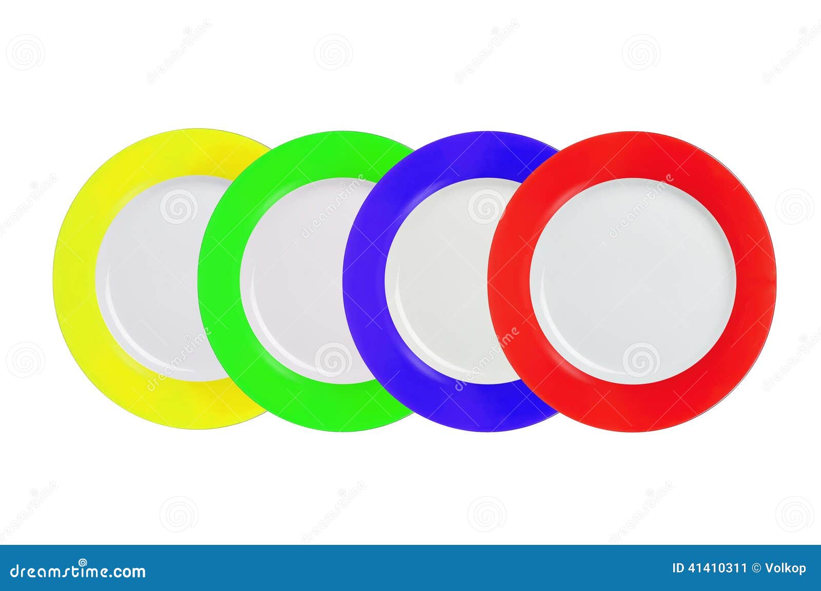 Sistema De Placas Coloreadas Multi En Blanco Imagen de archivo - Imagen ...
