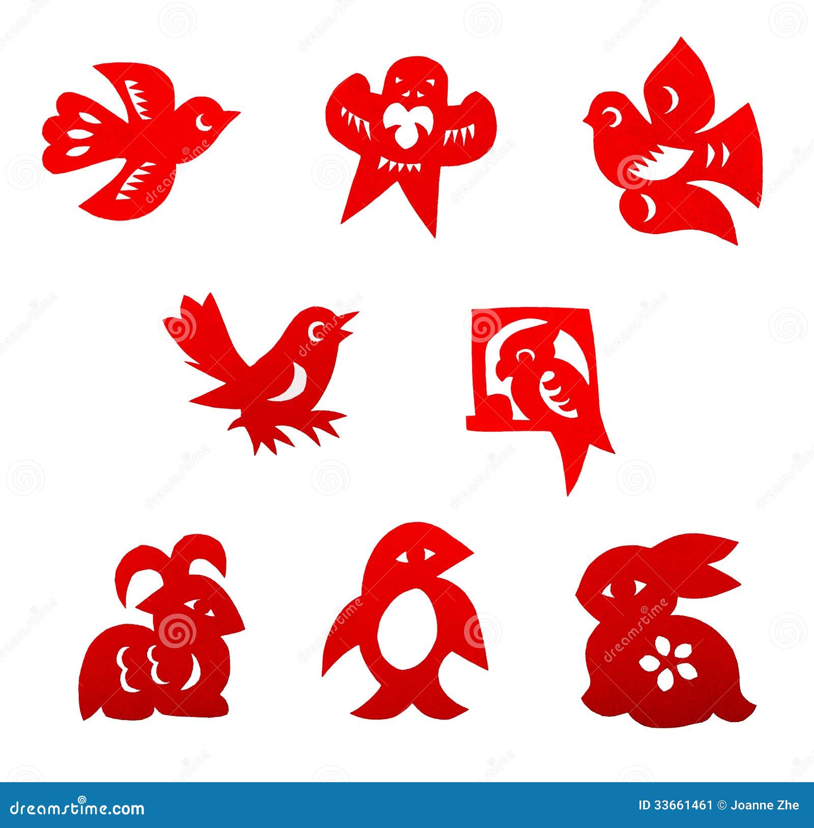 Sistema Del Corte Del Papel Chino Imagen de archivo - Imagen de recorte ...