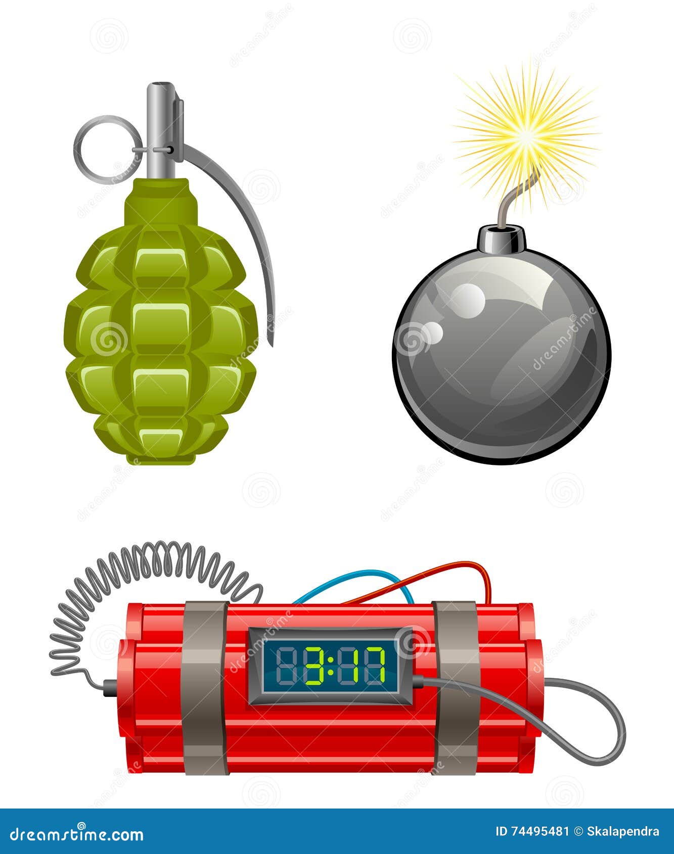 Explosivo Ilustraciones Stock, Vectores, Y Clipart – (20,198 ...