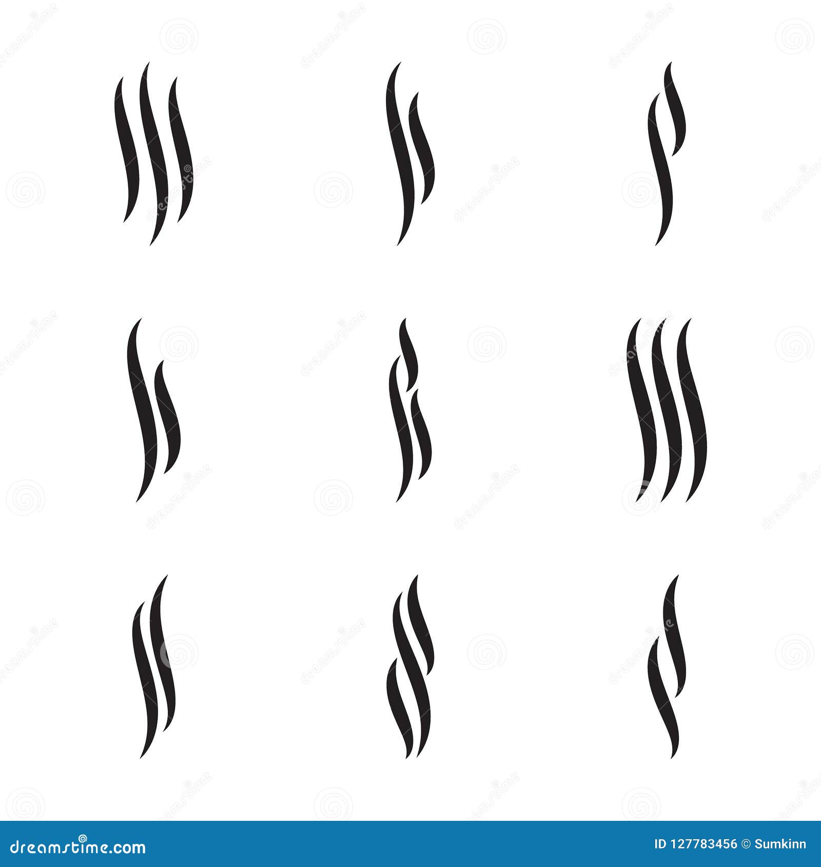 Sistema Del Icono Del Aroma Ilustración del Vector - Ilustración de ...