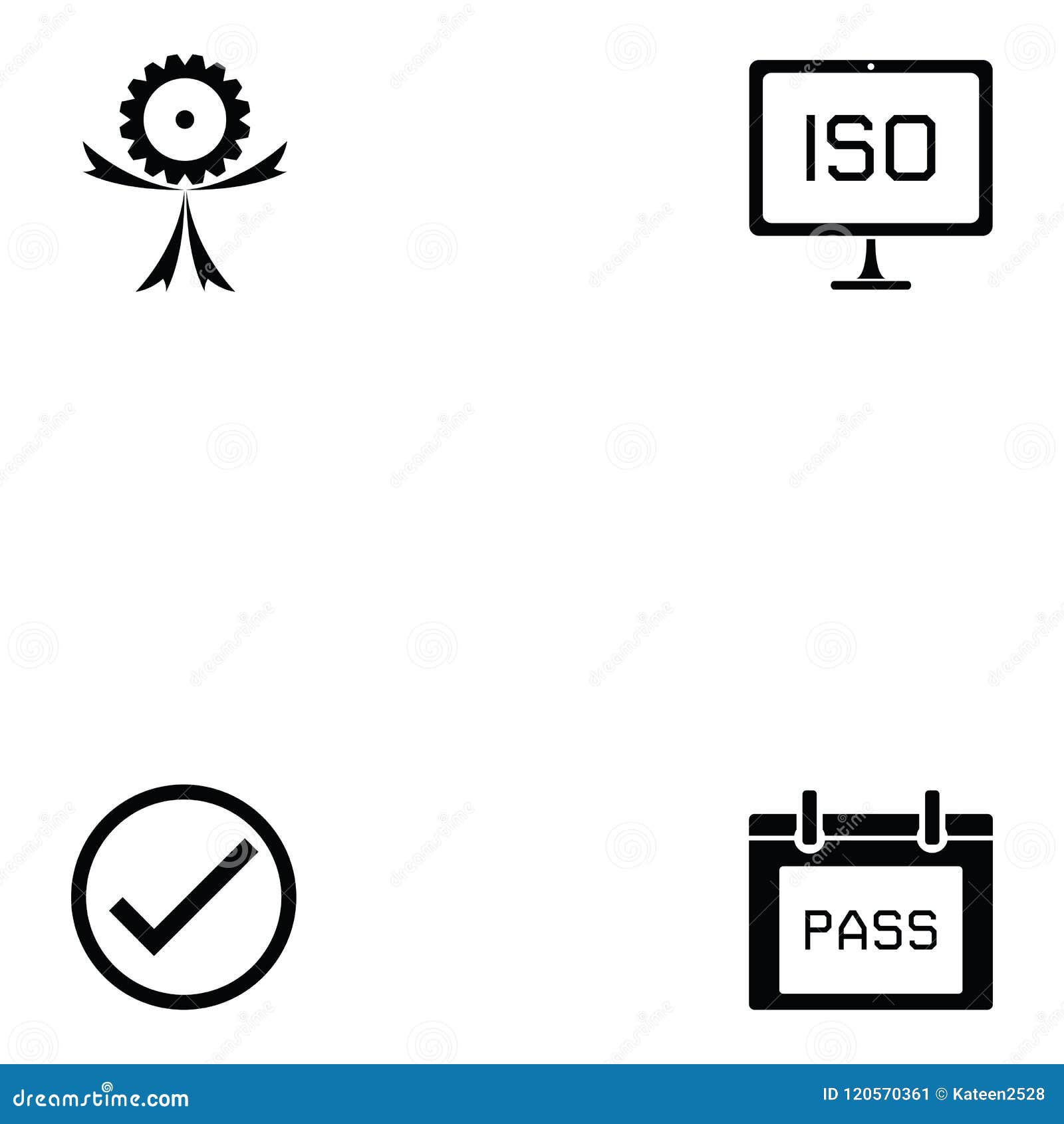 Sistema Del Icono Del Control De Calidad Ilustración del Vector ... Sistema Del Icono Del Control De Calidad Ilustración del Vector ...