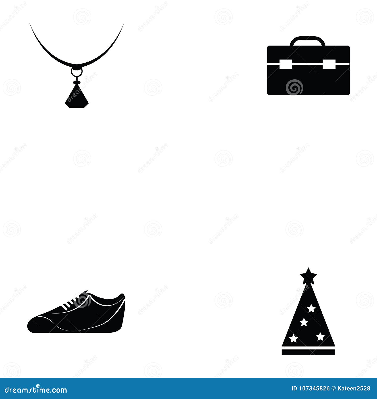 Sistema Del Icono De Los Accesorios Ilustración del Vector ... Sistema Del Icono De Los Accesorios Ilustración del Vector ...